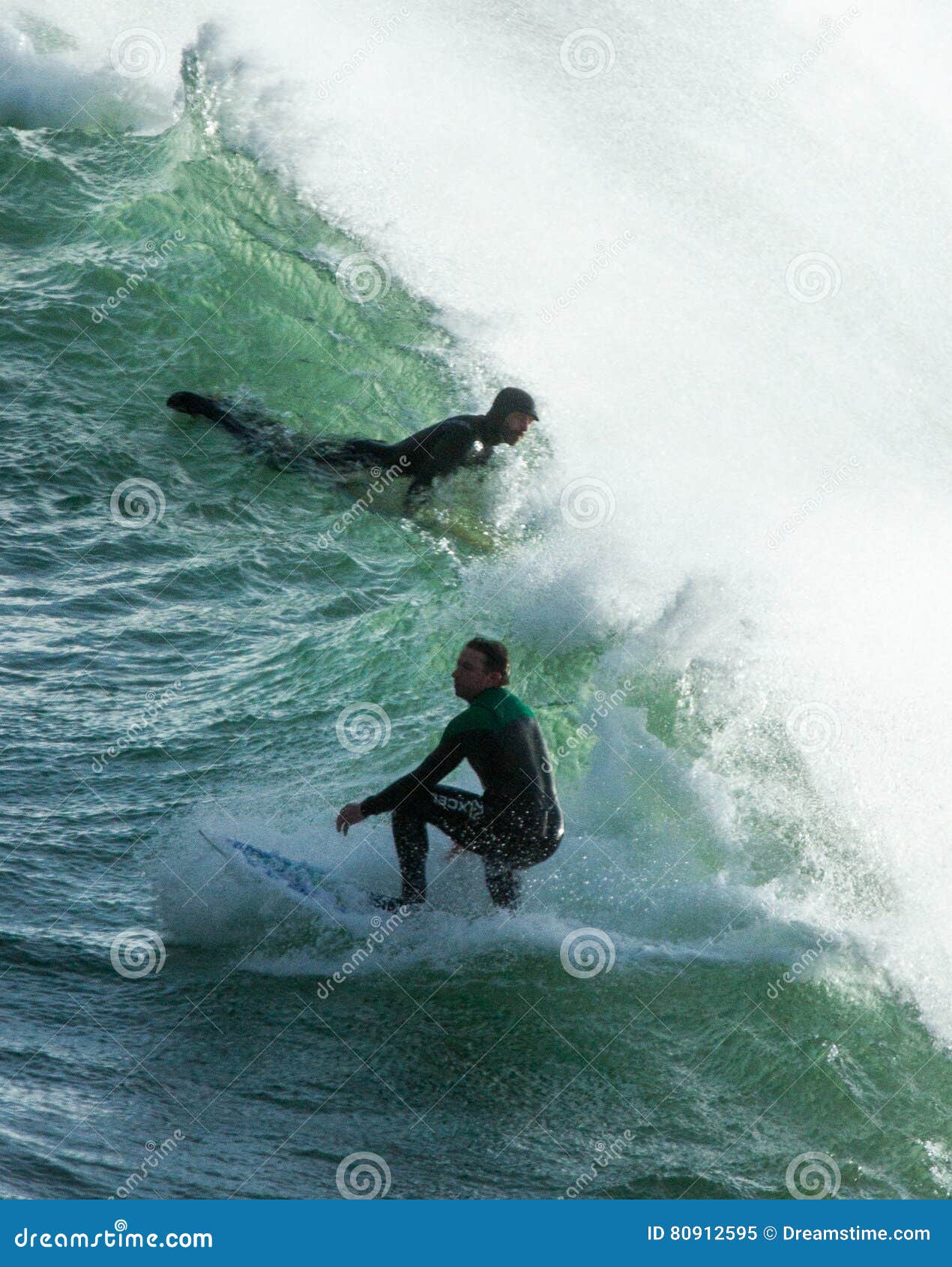 Surfers at perran editorial image. Image of last, colourful - 80912595