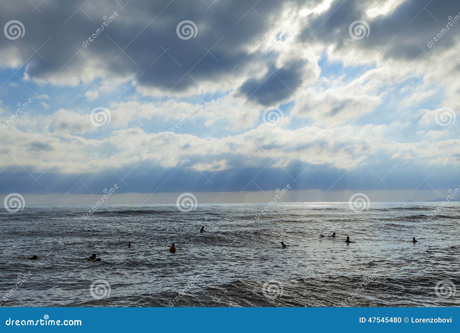 Surfers in the storm stock photo. Image of coast, grey - 47545480