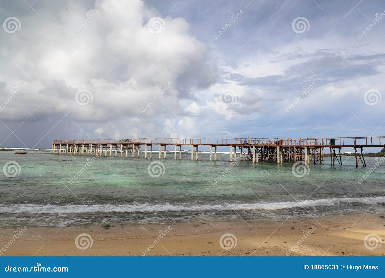 Surfers Walkway Pacific Ocean Stock Image - Image of surfers, nine ...