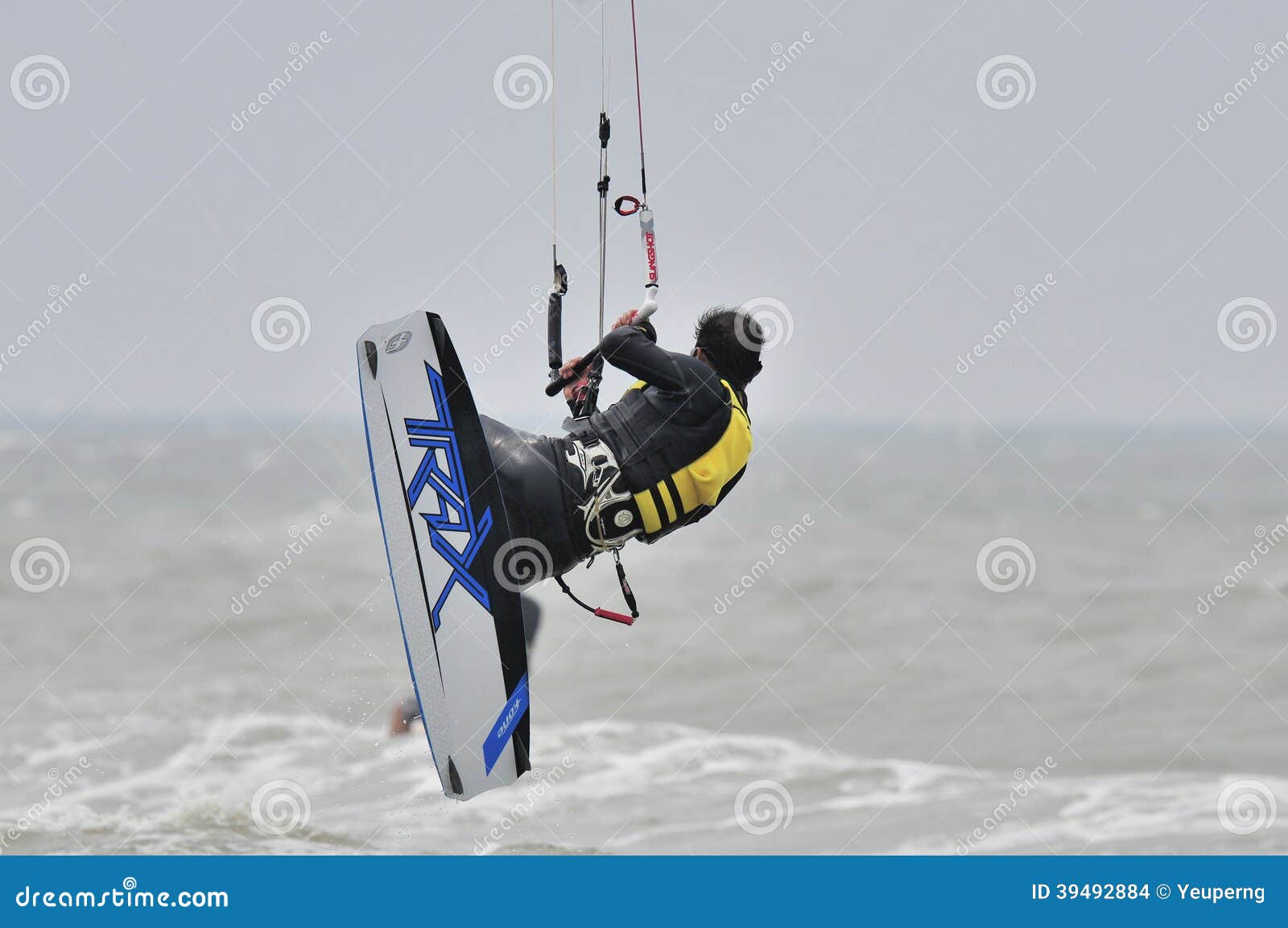 Surfing into the air. editorial stock image. Image of tide - 39492884