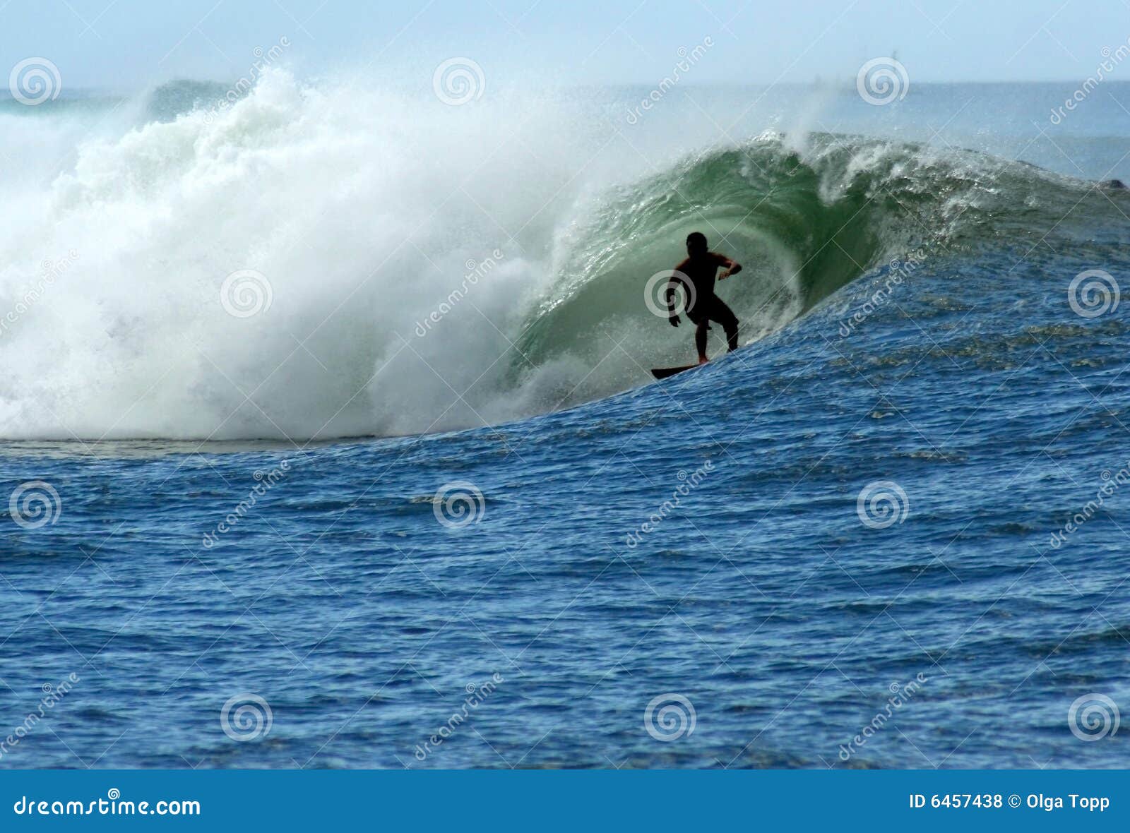 Surfing a barrel stock photo. Image of ocean, fluid, sport - 6457438
