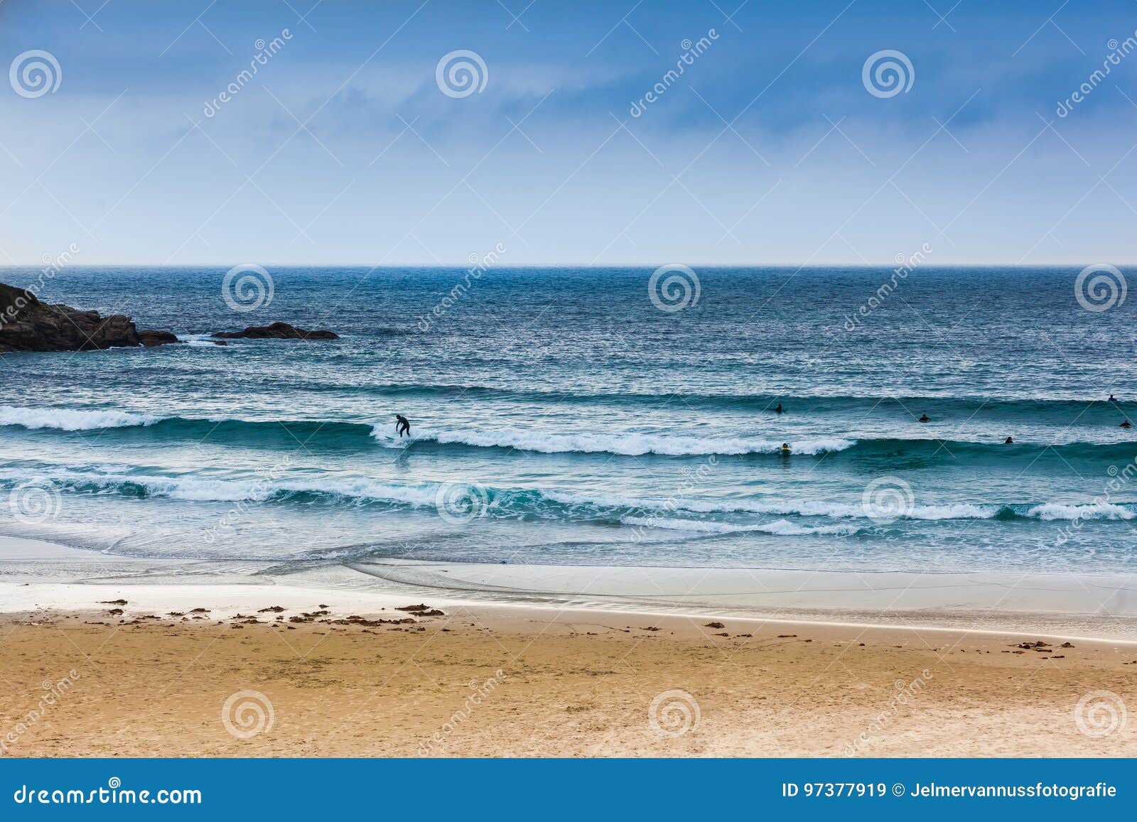Surfing beach overview stock image. Image of nature, wave - 97377919