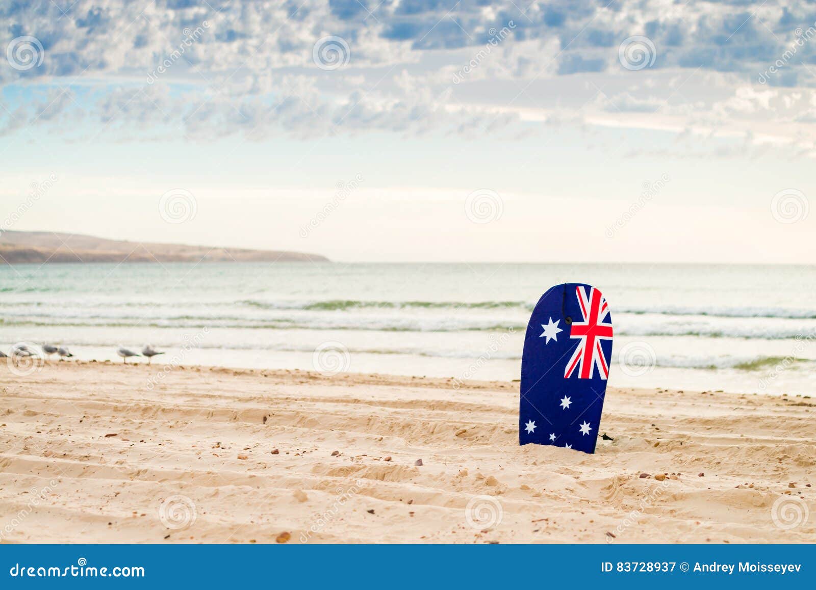 Surfing Board with Australian Flag Editorial Photography - Image of ...