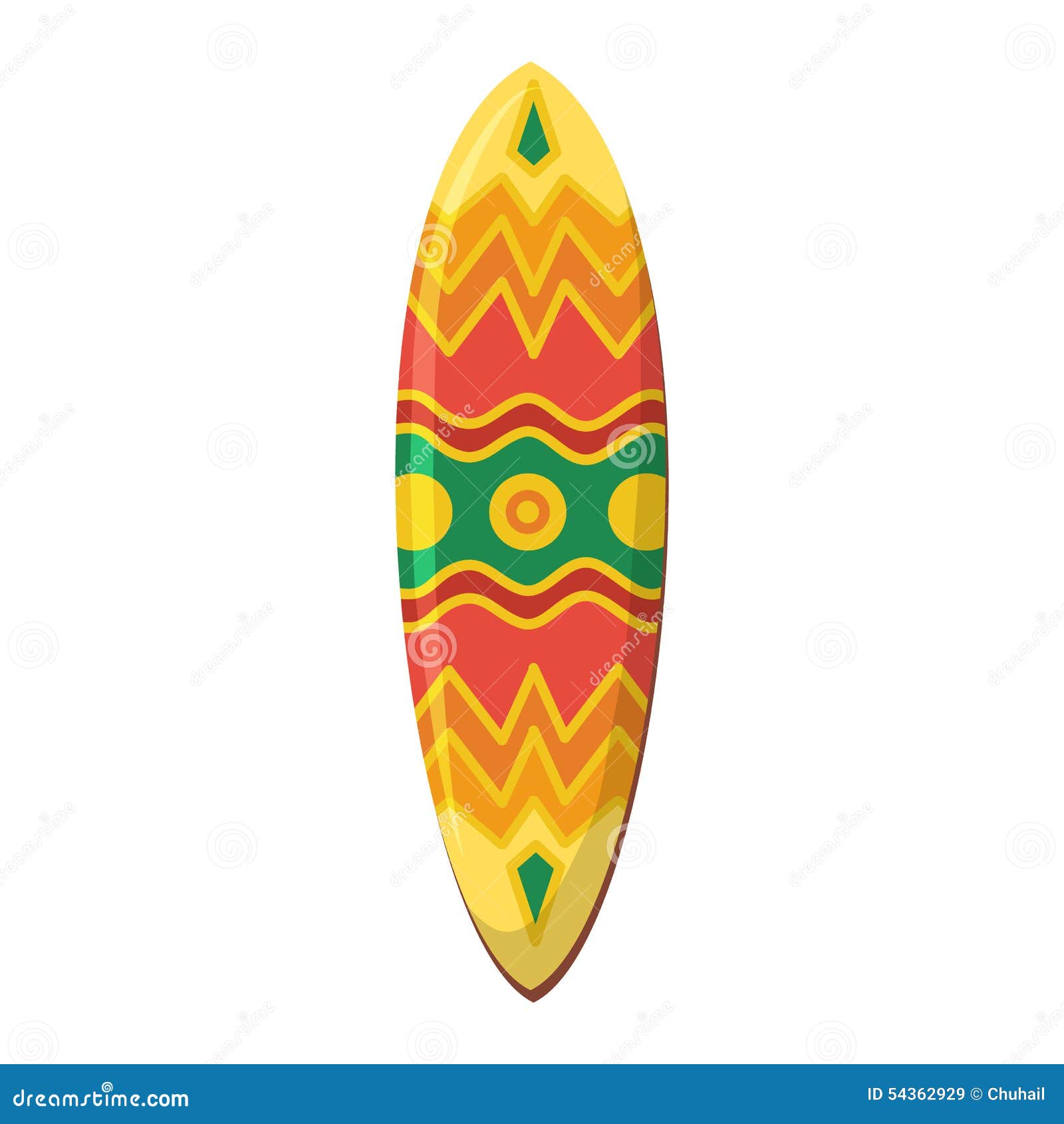 Surfing board stock vector. Illustration of isolated - 54362929