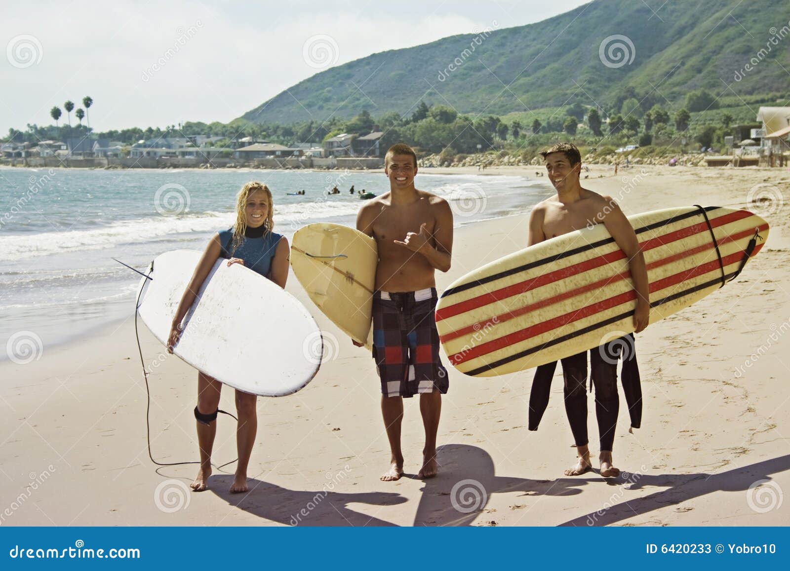 Surfing Buddies stock image. Image of holding, male, lifestyle - 6420233