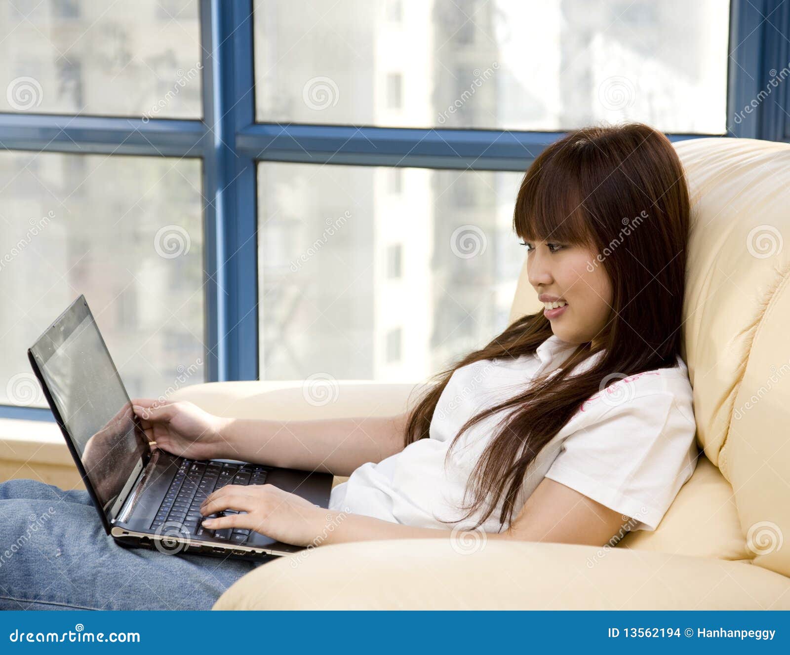 Surfing internet stock photo. Image of positivity, interior - 13562194