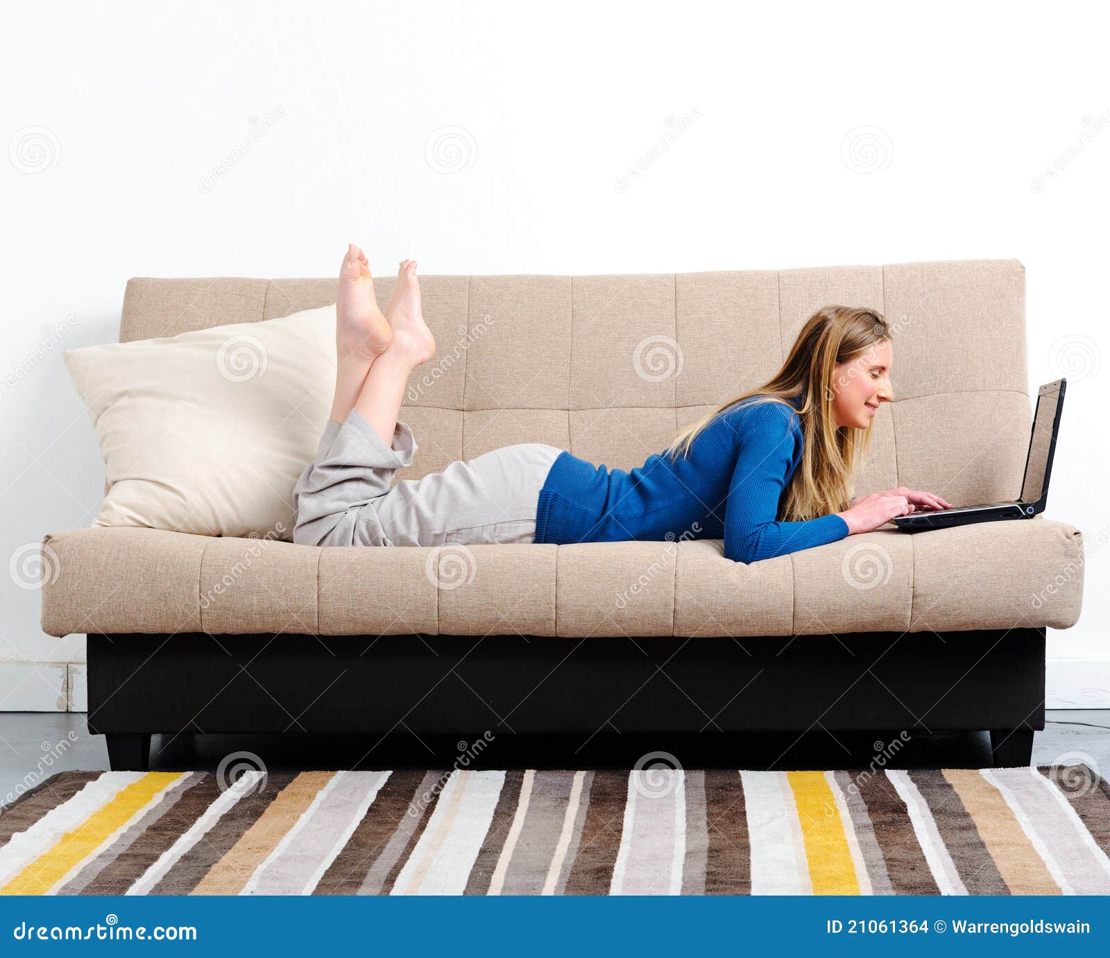 Surfing the internet stock photo. Image of female, beautiful - 21061364