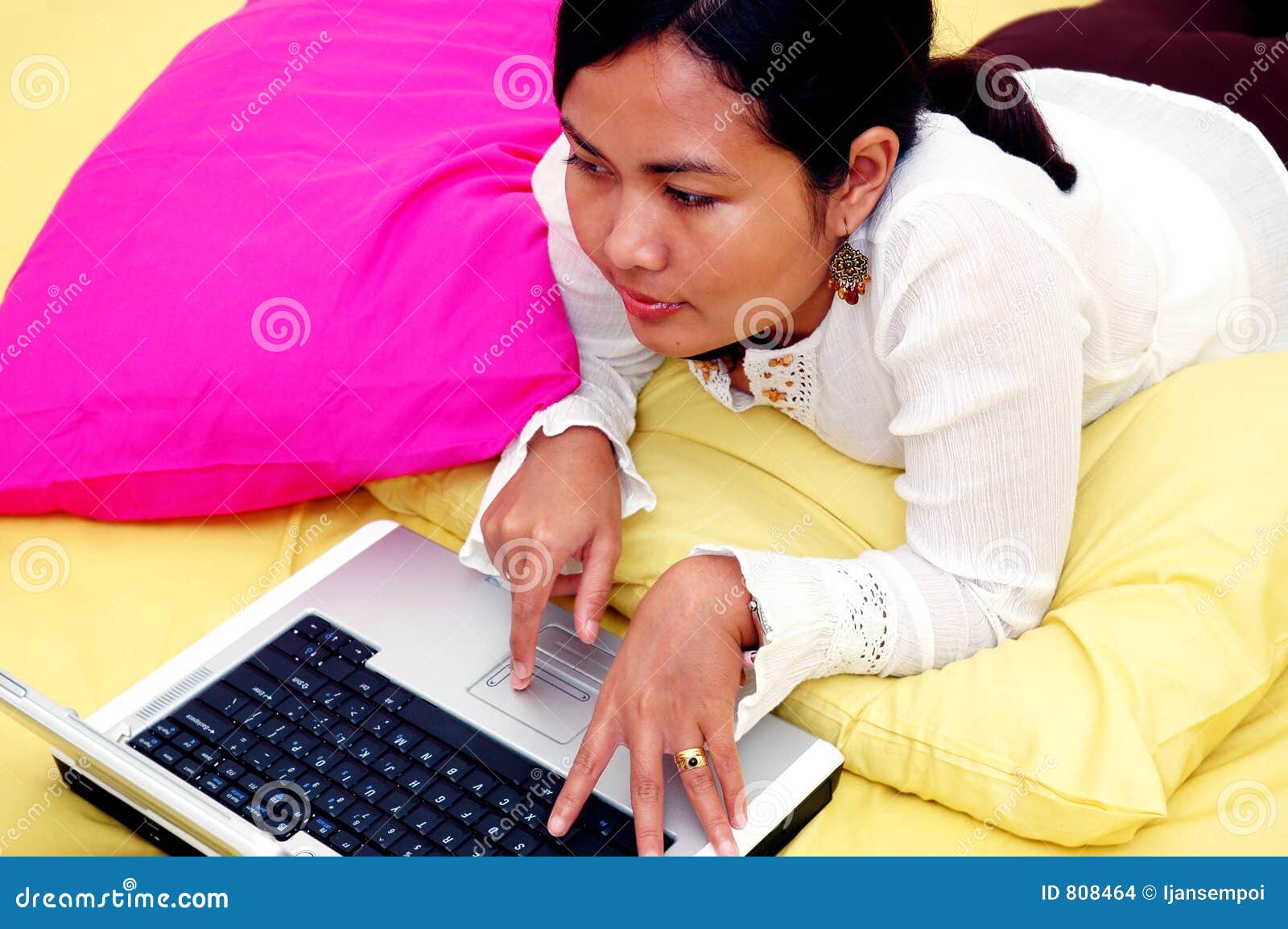 Surfing internet stock photo. Image of women, latin, technology - 808464