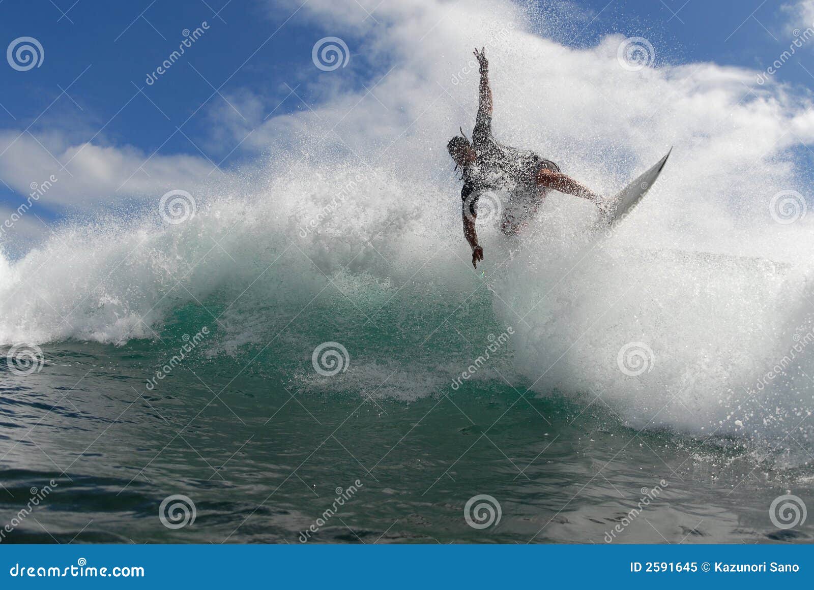 Surfing off the lip stock image. Image of sports, turn - 2591645