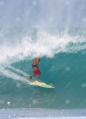 Surfing the Pipeline stock photo. Image of athlete, summer - 1070926