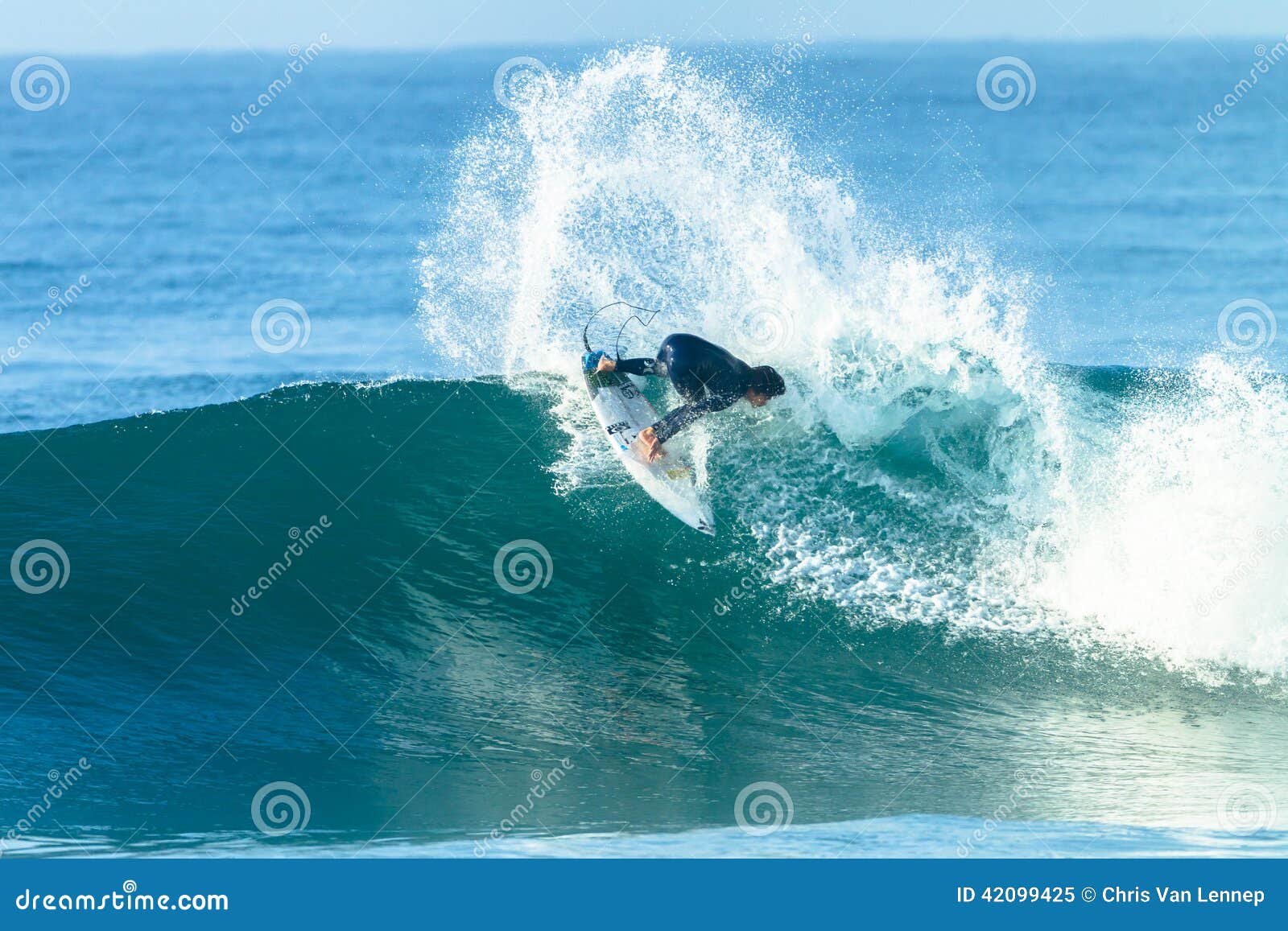 Surfing Surfer Action Blue Wave Editorial Image - Image of surfer ...