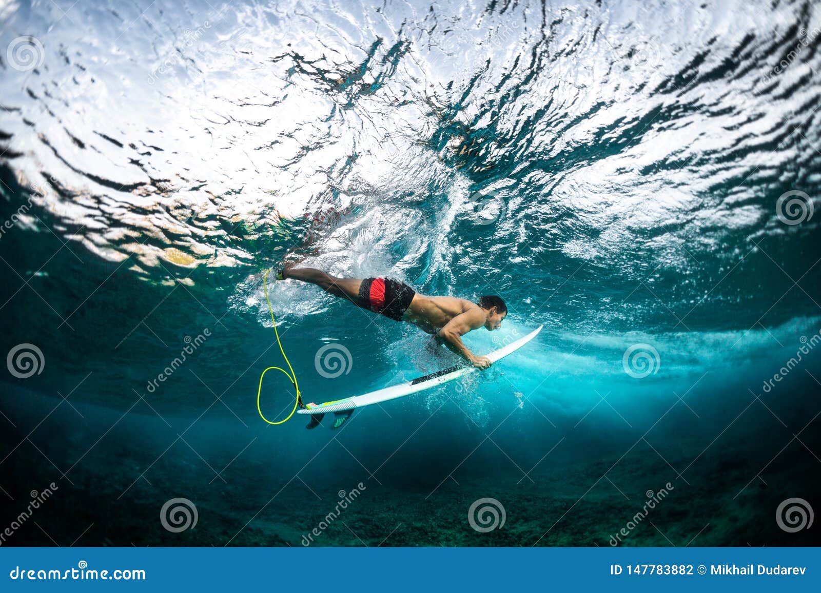 Surfing stock photo. Image of male, underwater, ocean - 147783882
