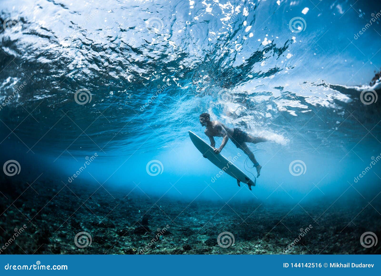 Surfing stock photo. Image of shallow, move, reef, glassy - 144142516