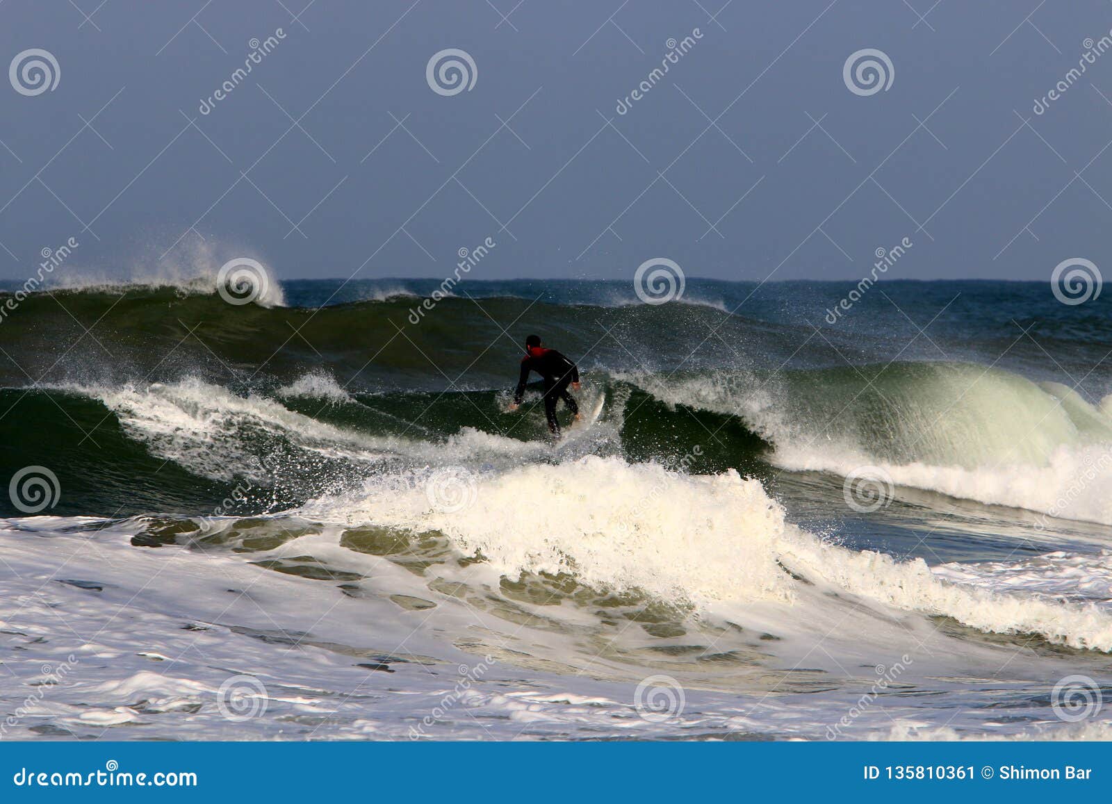 Surfing - Wave Riding in the Mediterranean Editorial Photo - Image of ...