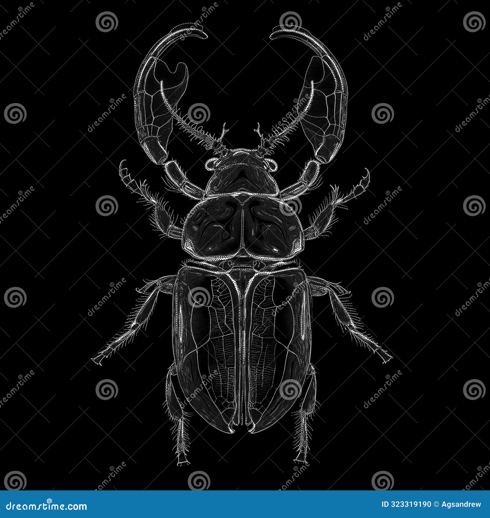 The Surge of life dots stock illustration. Illustration of white ...