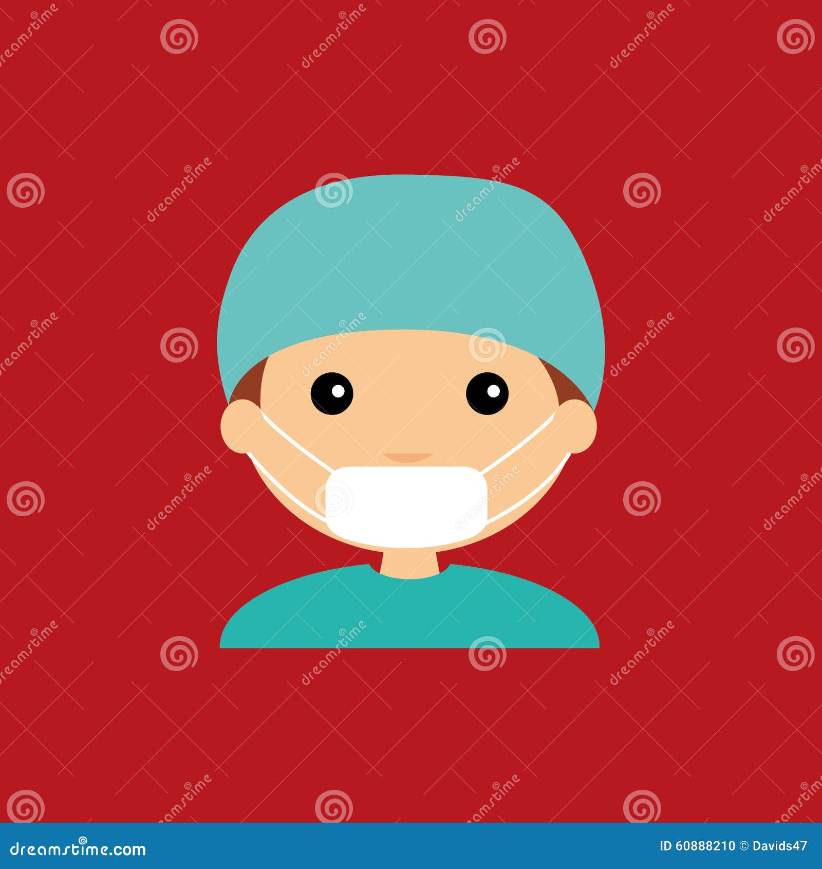 Surgeon stock vector. Illustration of worker, surgeon - 60888210