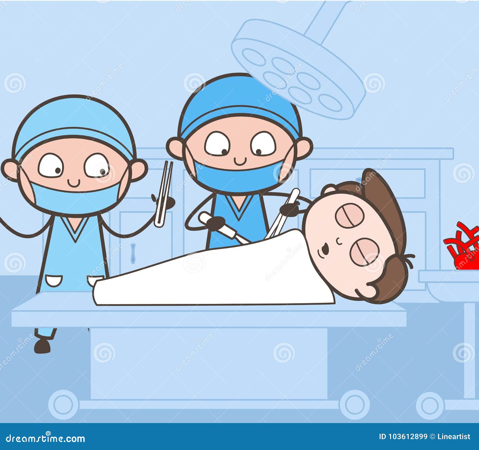Surgeon Completing Operation Process Vector Concept Stock Illustration ...