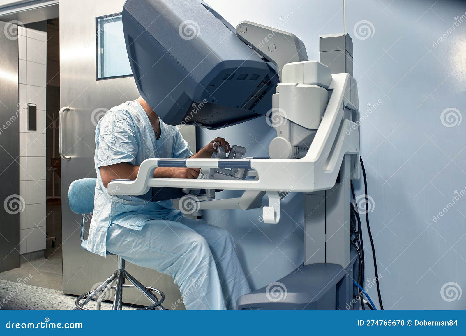 The Surgeon is at the Computer Robot in a Special Control Module, the ...