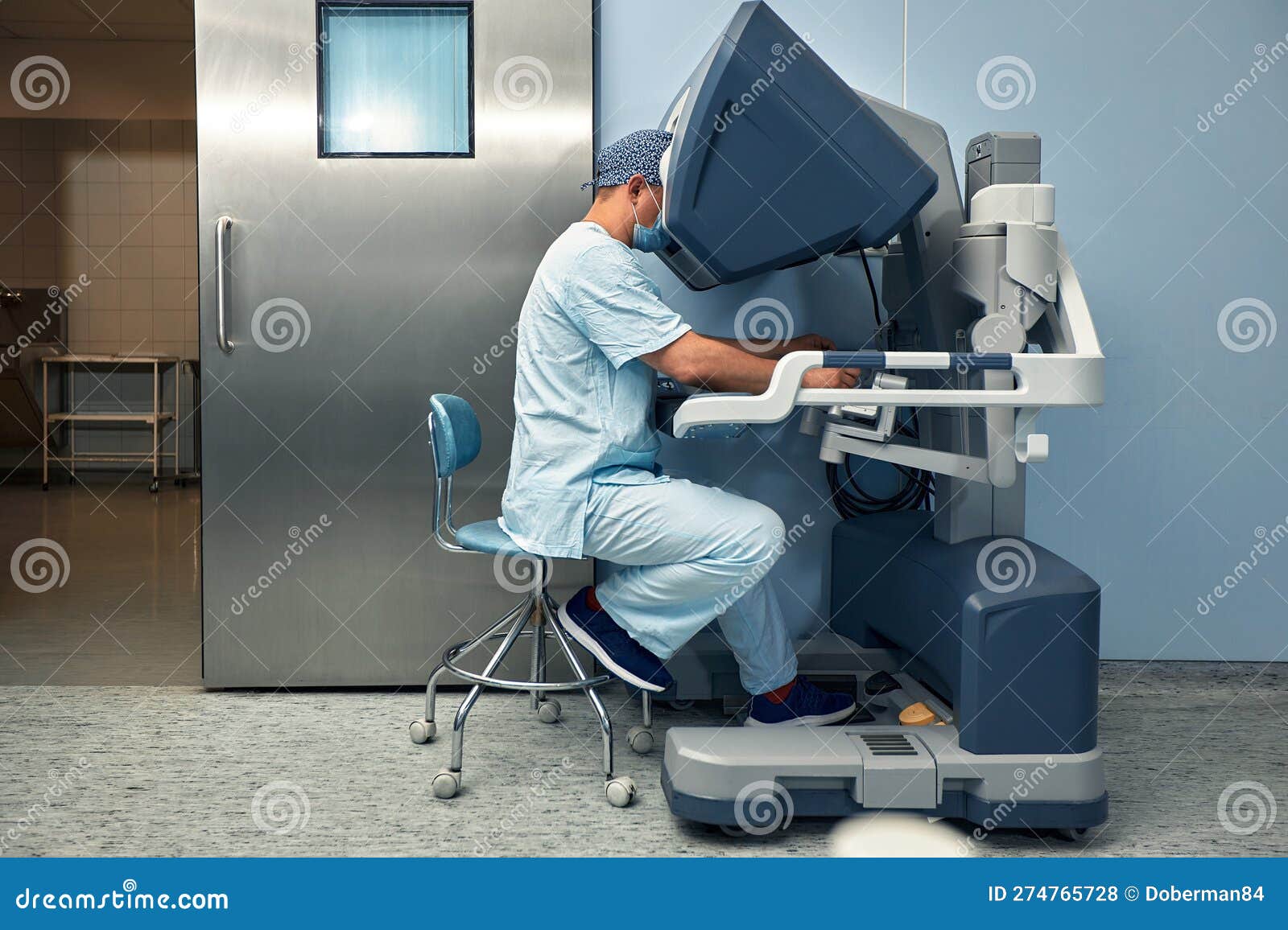 The Surgeon is at the Computer Robot in a Special Control Module, the ...