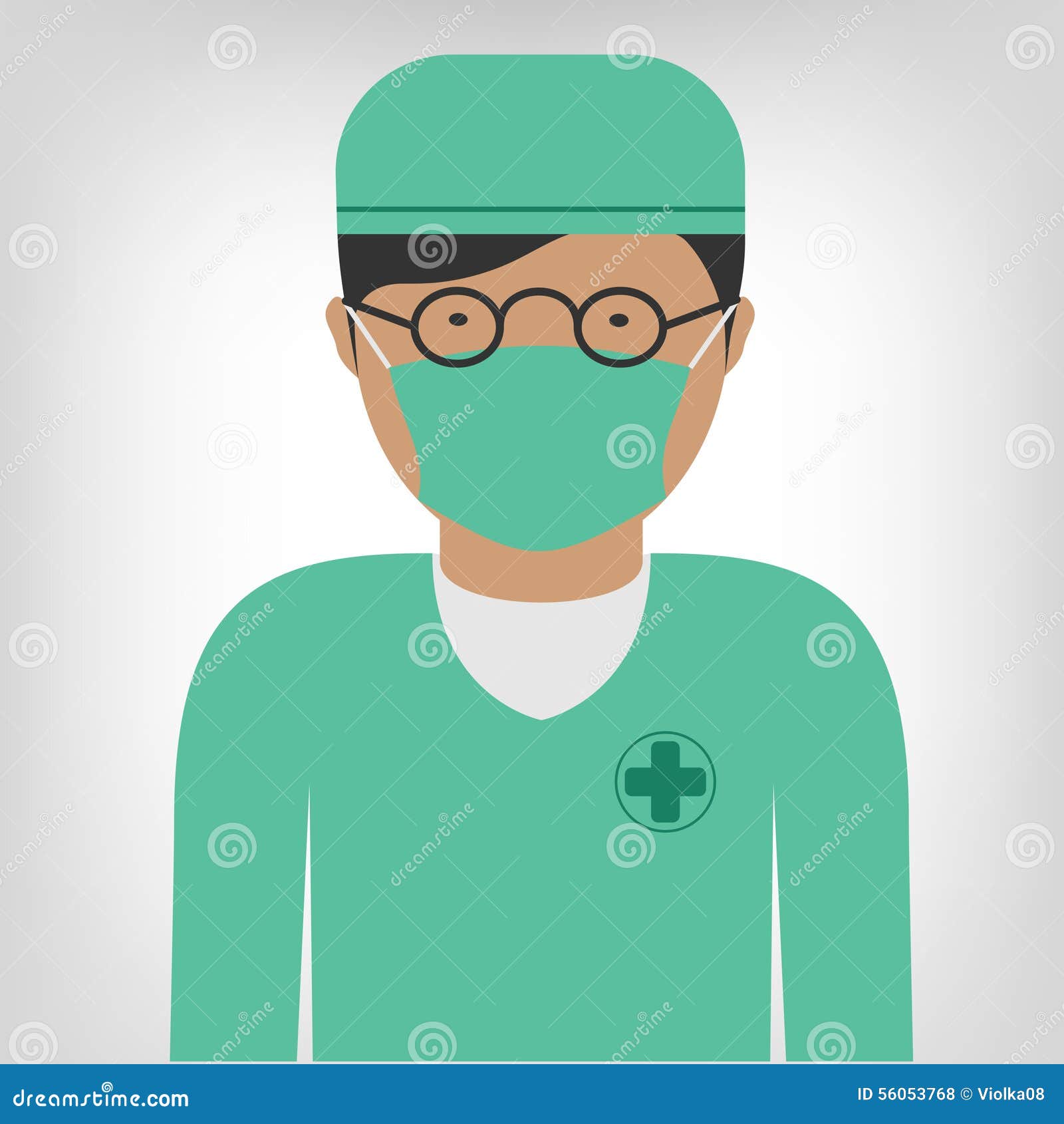 Surgeon Doctor Cartoon Illustration 32014983