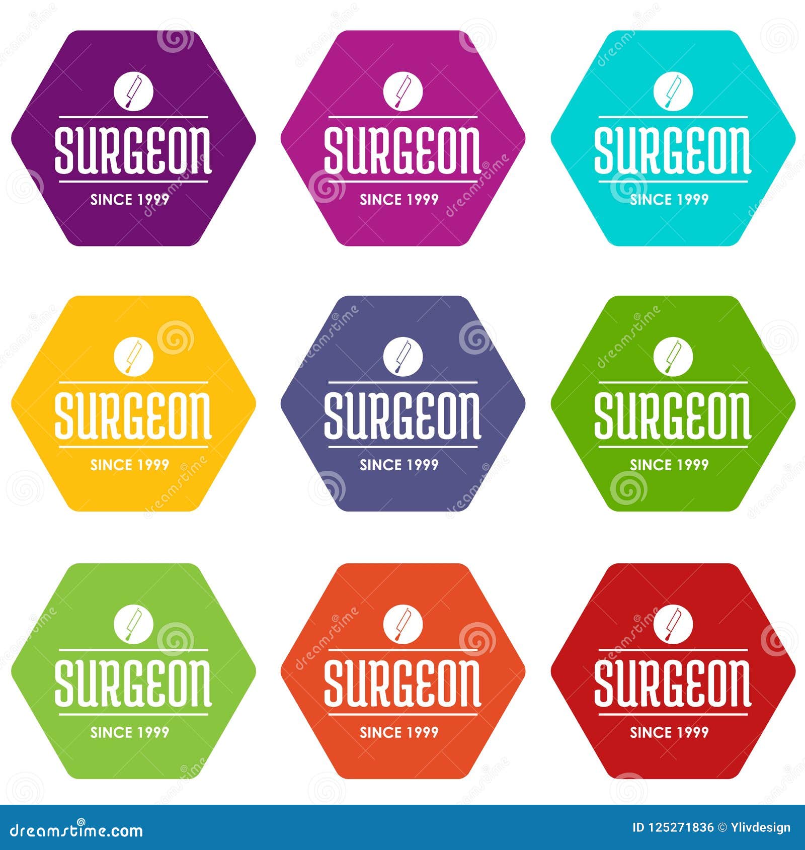 Surgeon icons set 9 vector stock vector. Illustration of tool - 125271836
