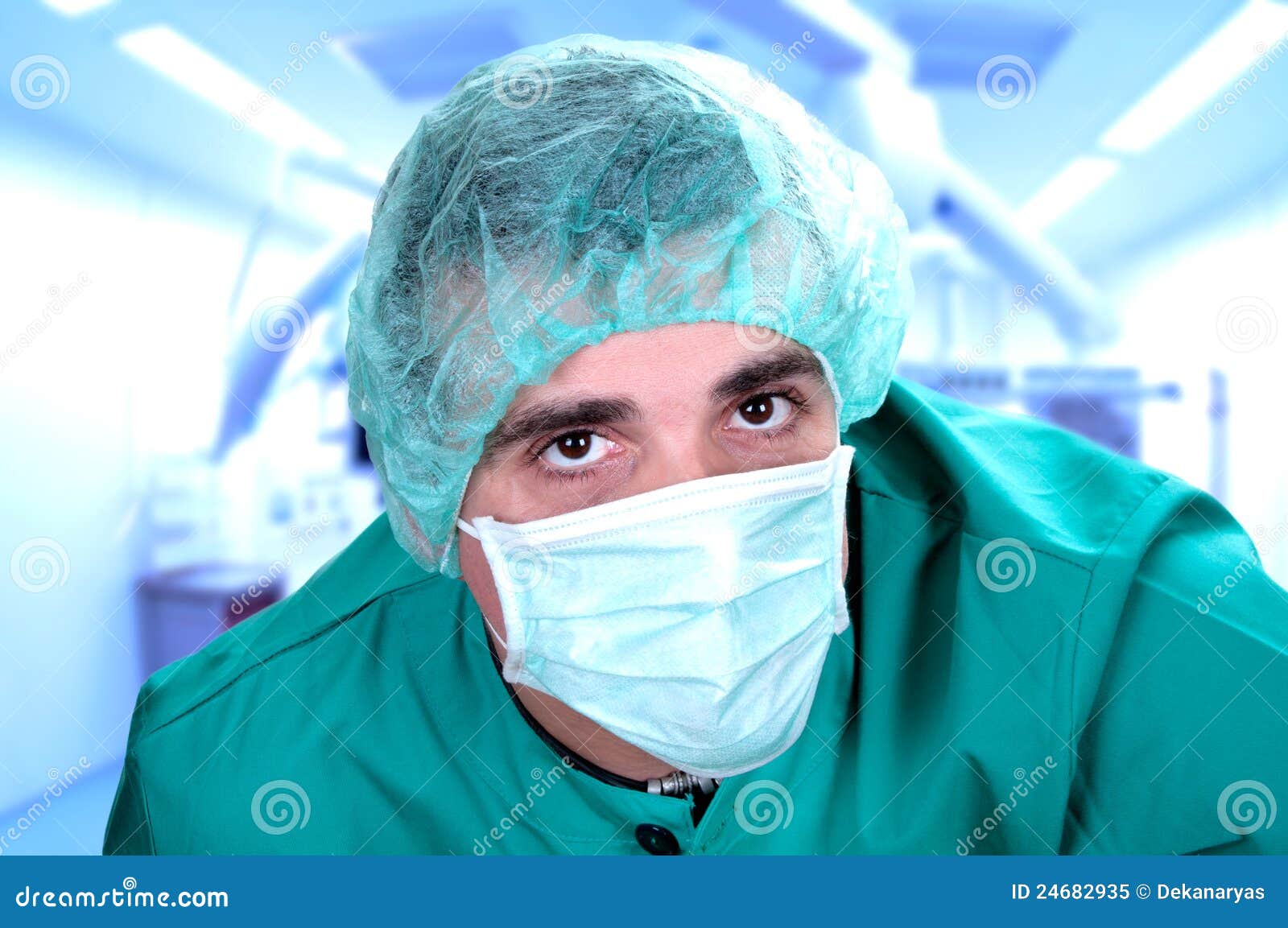 Surgeon in the Operating Room Stock Image - Image of health ...