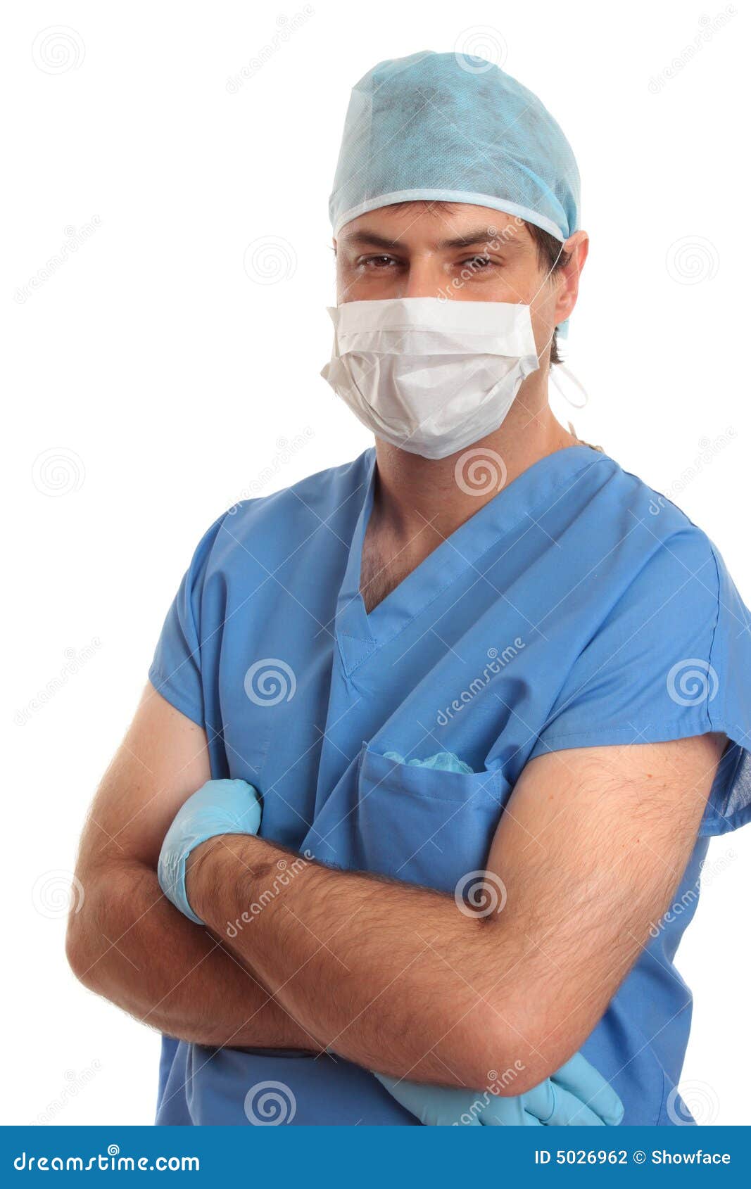 Surgeon in scrubs stock photo. Image of people, health - 5026962