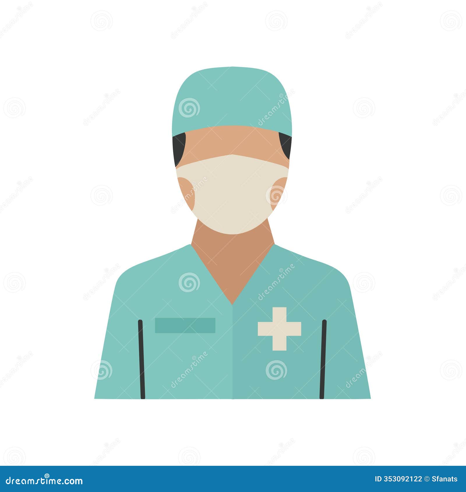 Surgeon Station Icon Clipart Isolated Vector Illustration Stock ...