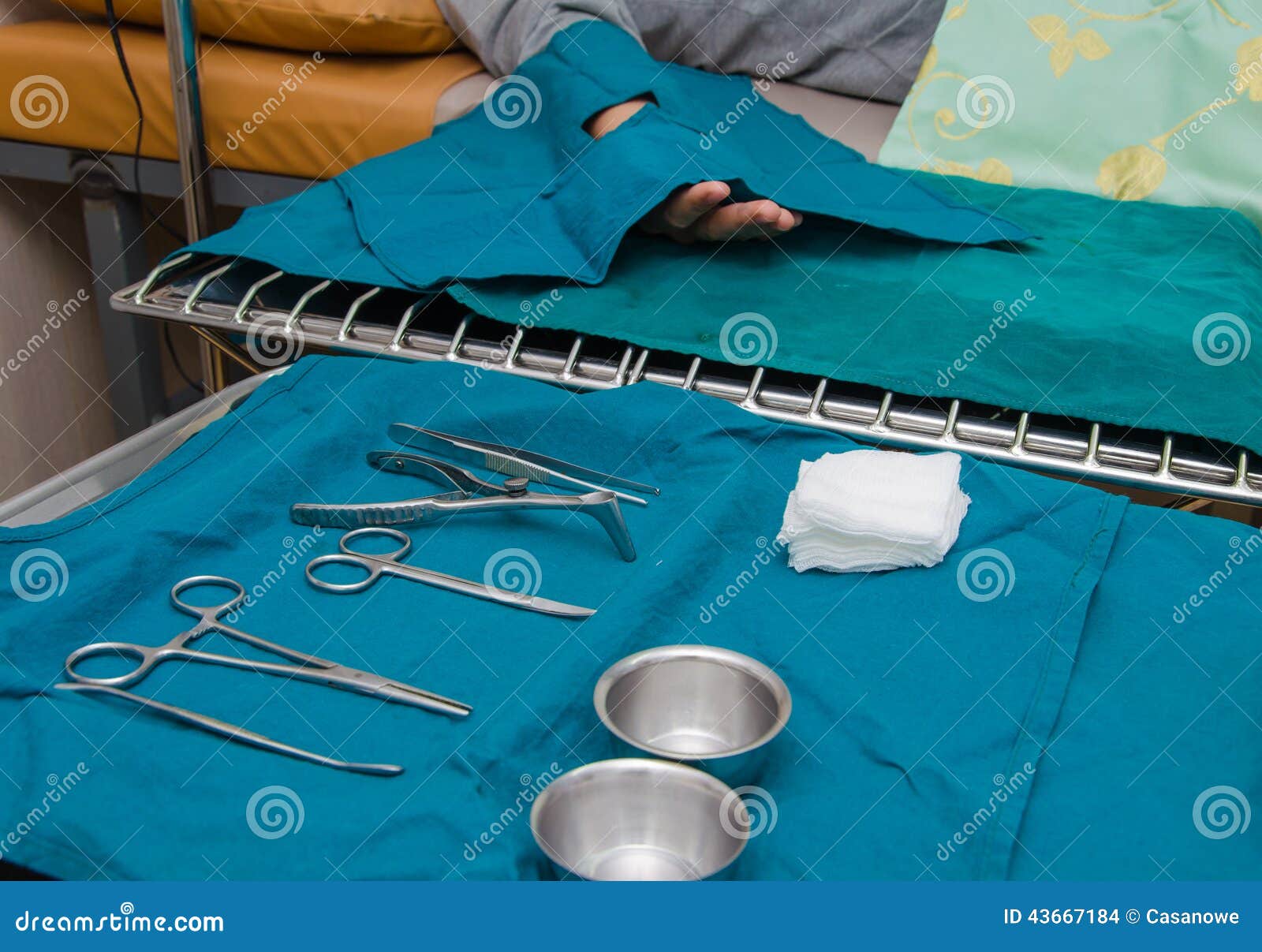Surgeon and Surgical Instruments in Operation Stock Photo - Image of ...