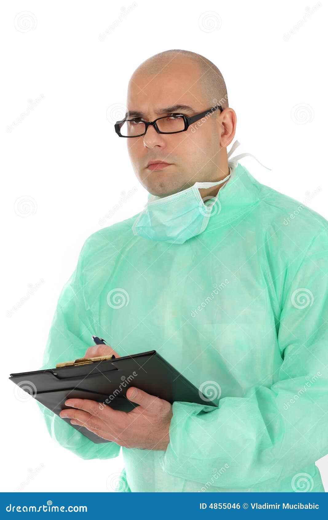 Surgeon Thinking Picture. Image: 4855046