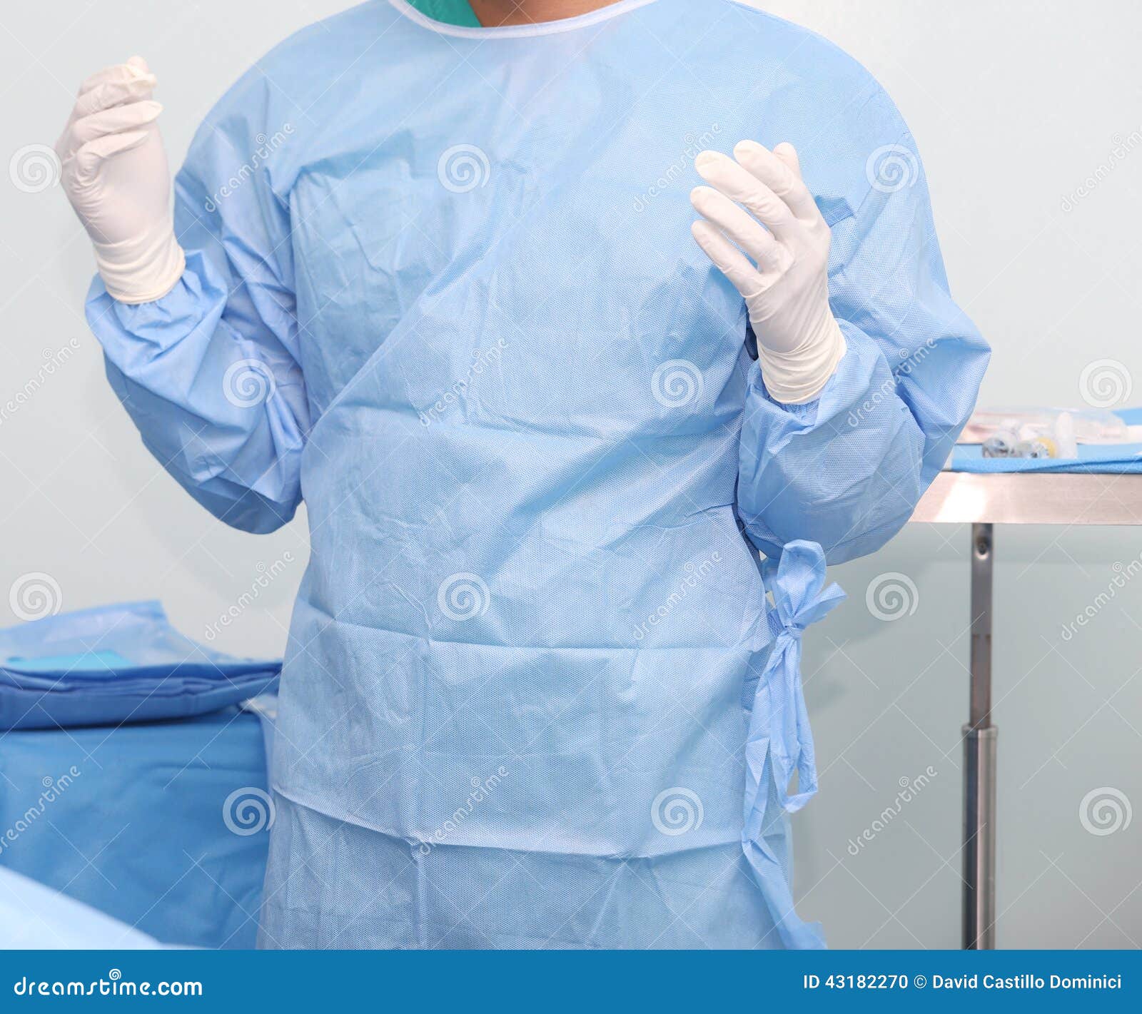 Surgeon in Uniform on Operation Room Stock Photo - Image of standing ...
