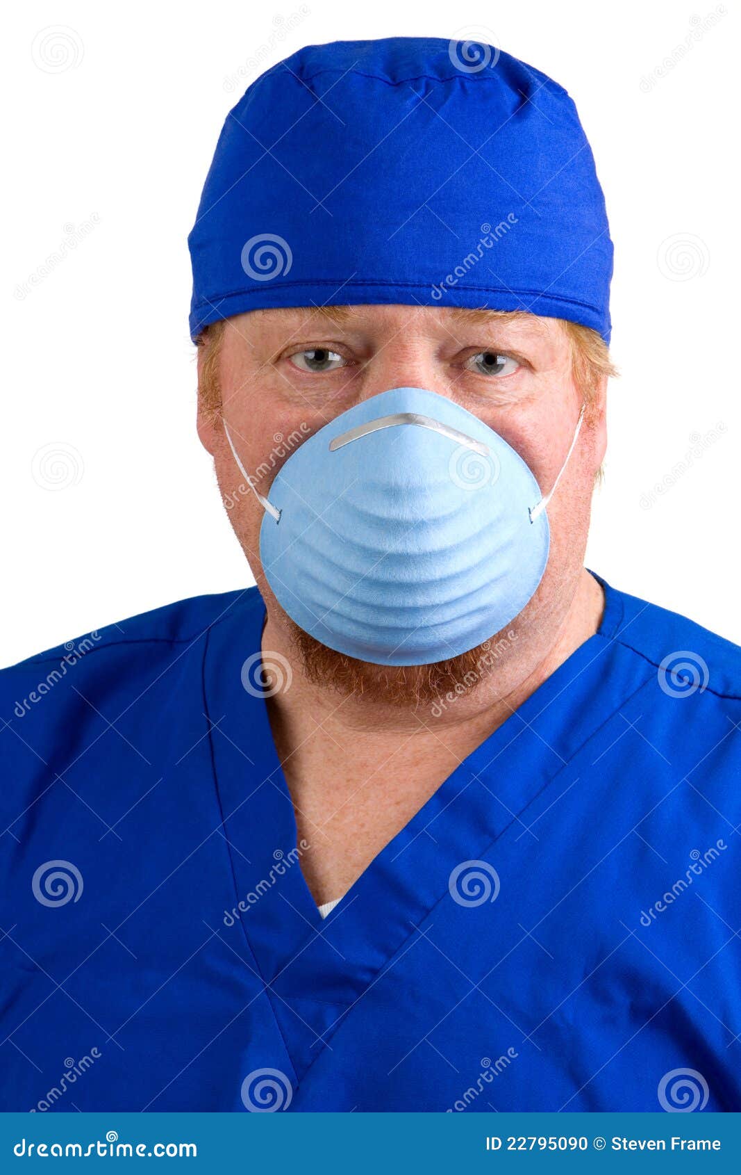 Surgeon Wearing Surgical Mask Stock Photo - Image of prevention ...