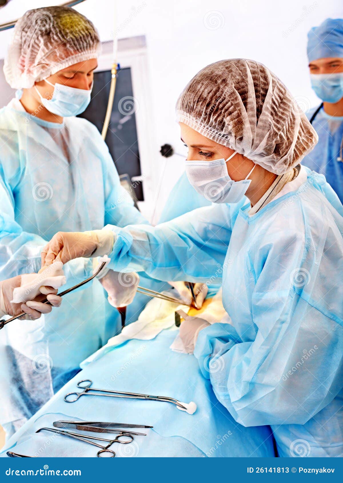 Surgeon at Work in Operating Room. Stock Image - Image of cure, person ...