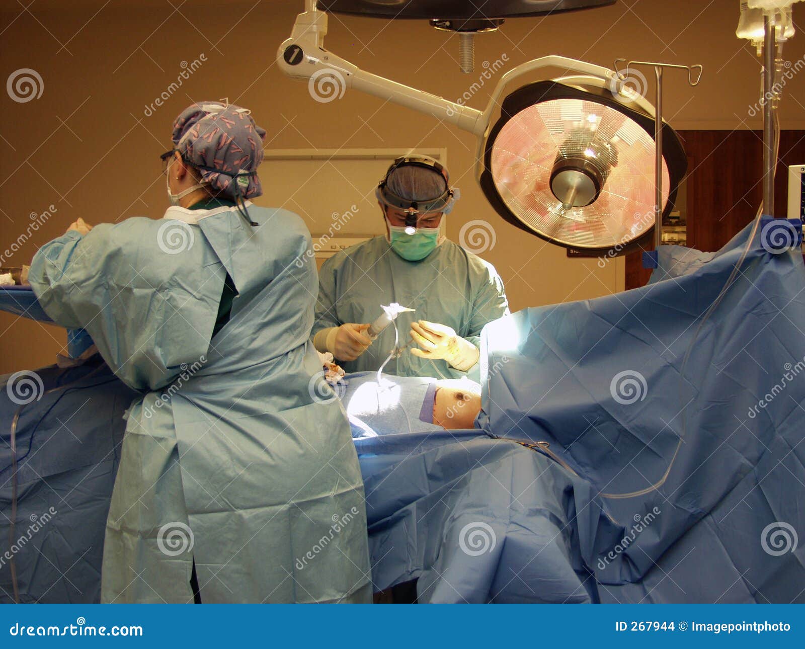 Surgeon Working during Implant Surgery Stock Photo - Image of implant ...