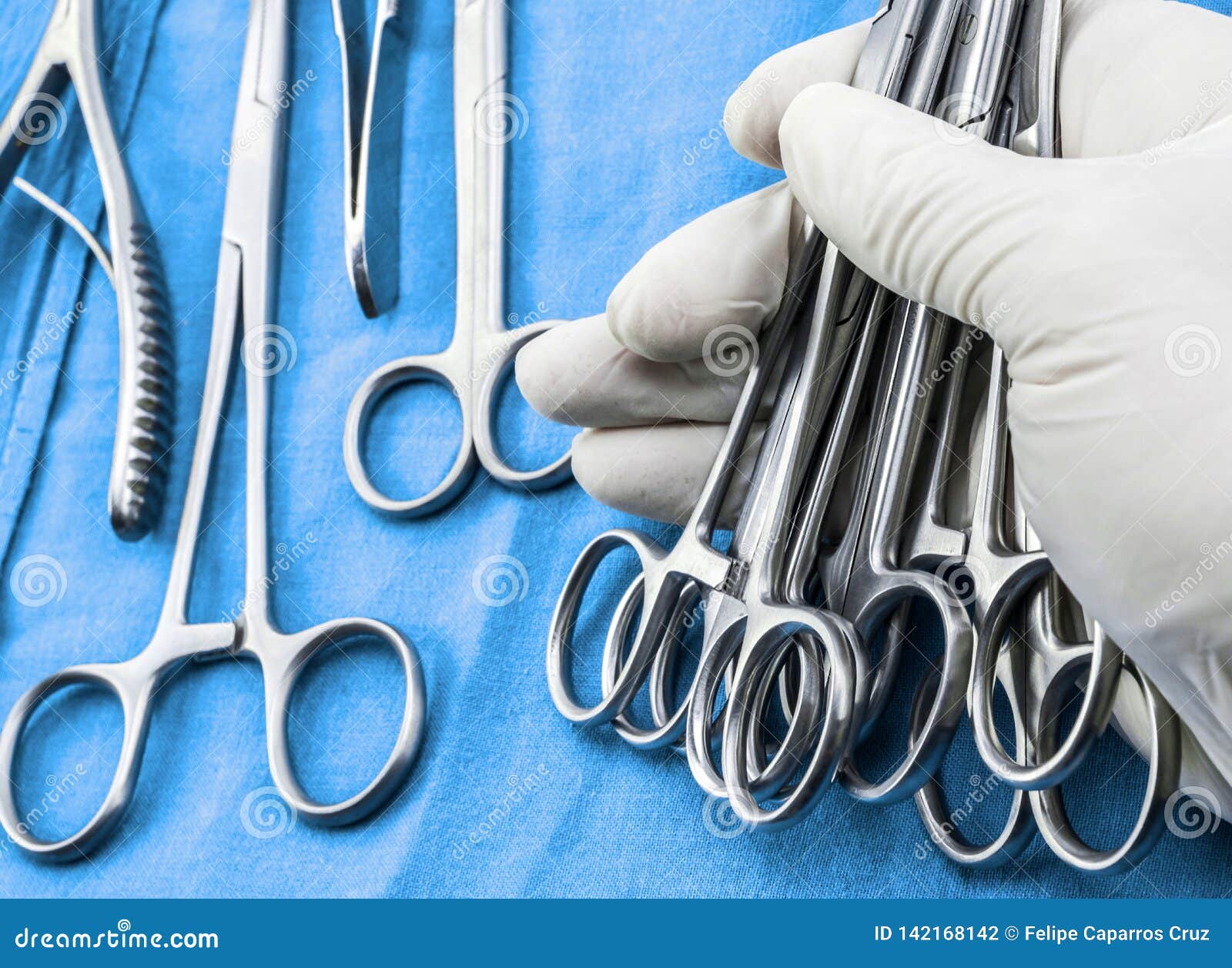 Surgeon Working in Operating Room Stock Photo - Image of instruments ...