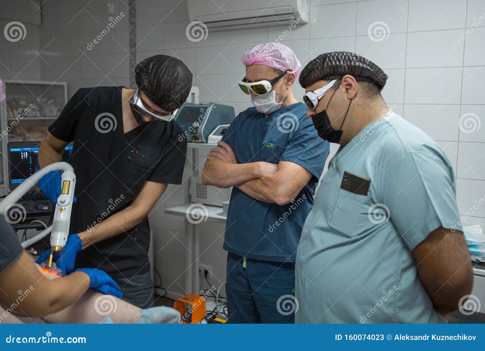 Surgeons Surgeons Doing Leg Surgery Stock Image - Image of surgeon ...