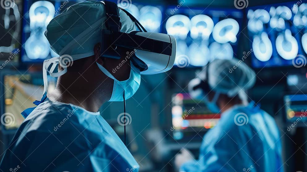 Surgeons of the Future Using AI Assistants in Their Work Stock ...