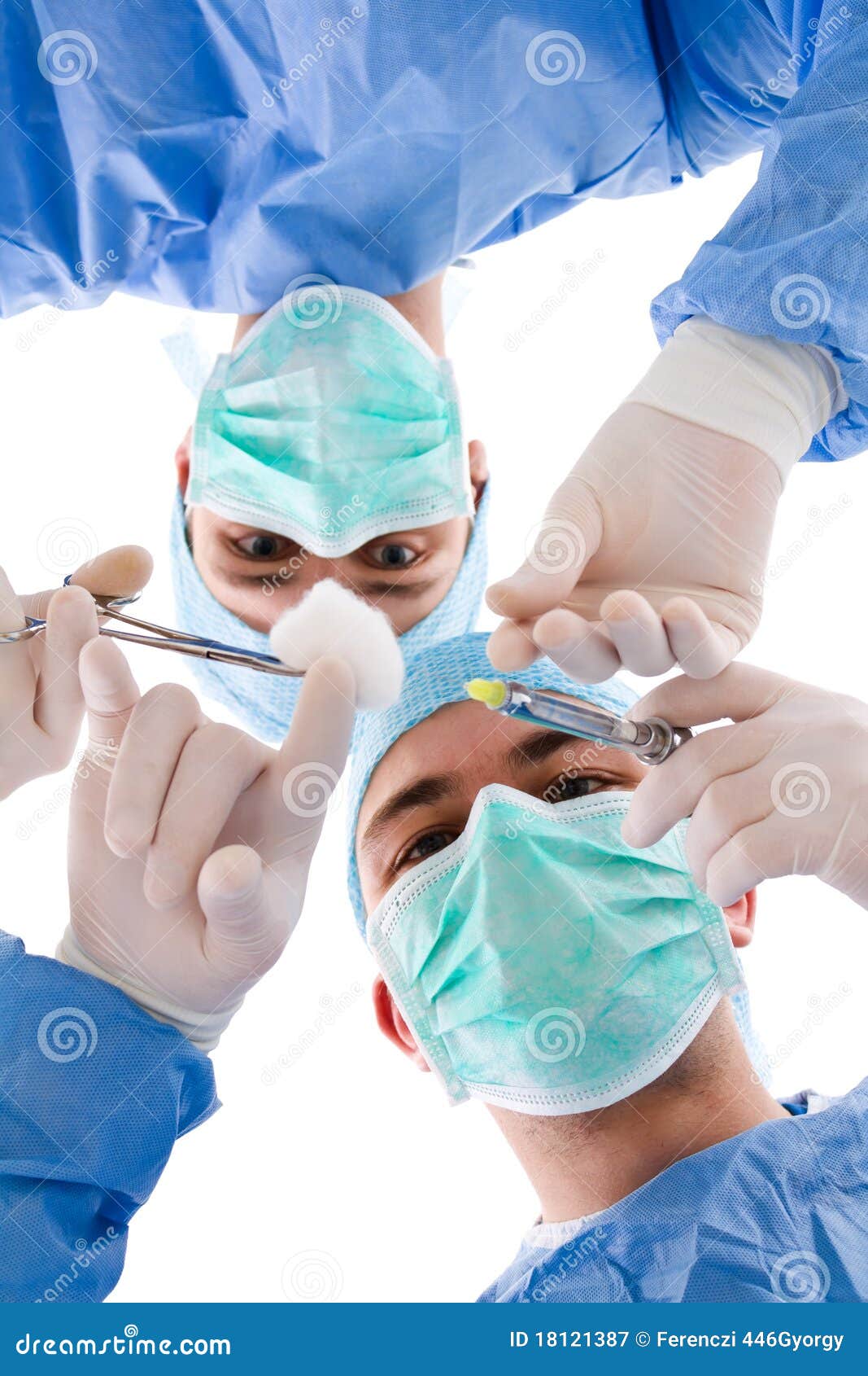 Surgeons Getting Ready for Operation Stock Image - Image of assistant ...