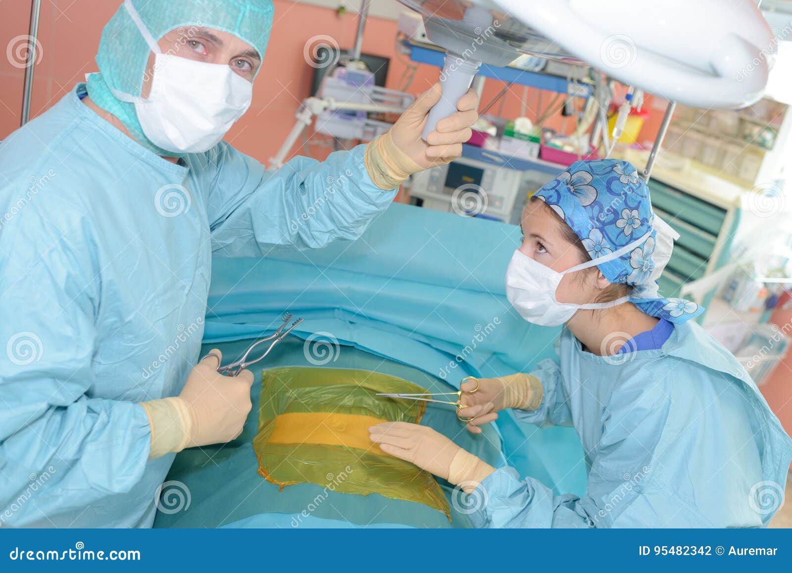 Surgeons Operating in Hospital Stock Photo - Image of assistance ...