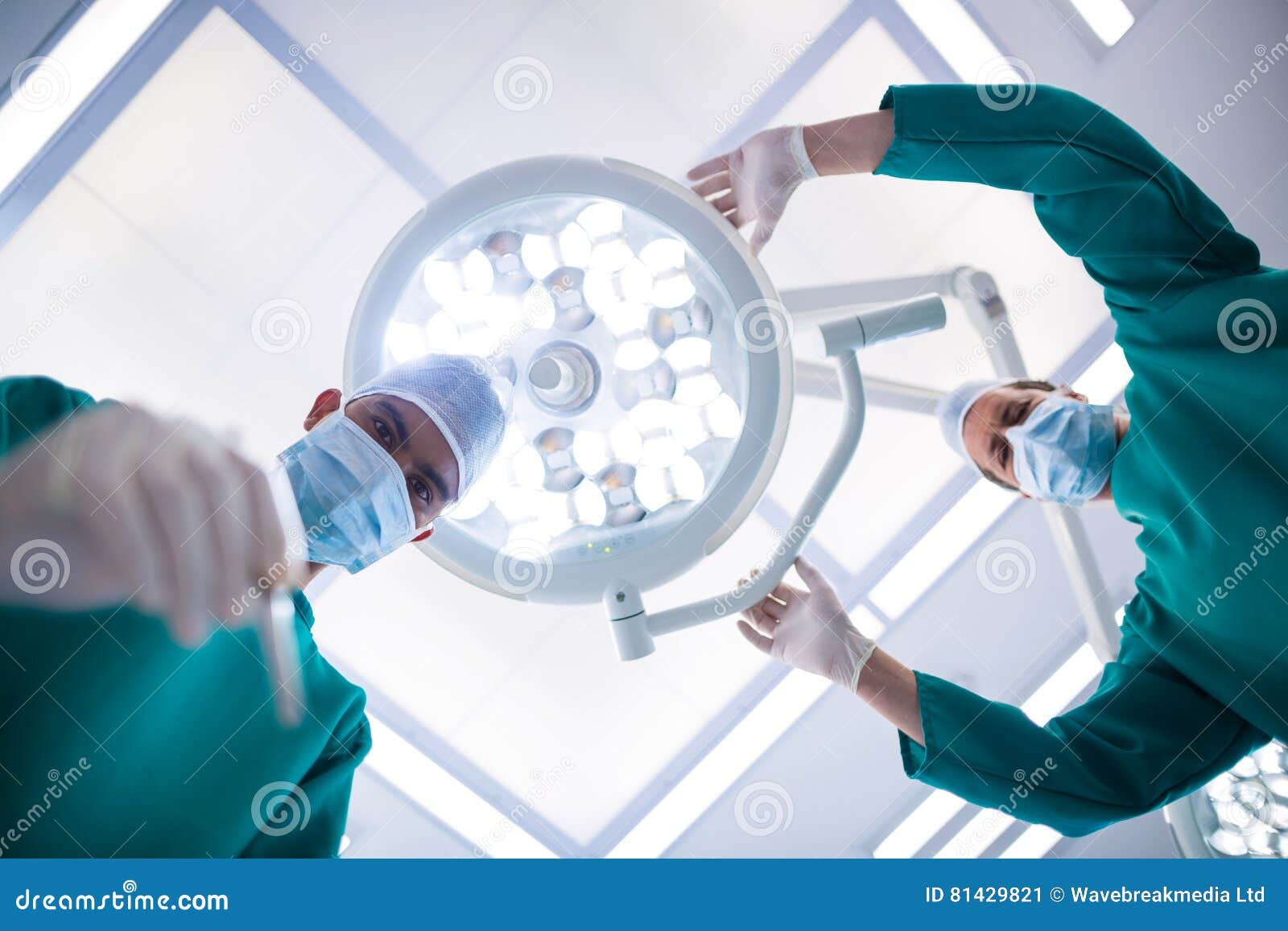 Surgeons Operating in Operation Theater Stock Image - Image of middle ...