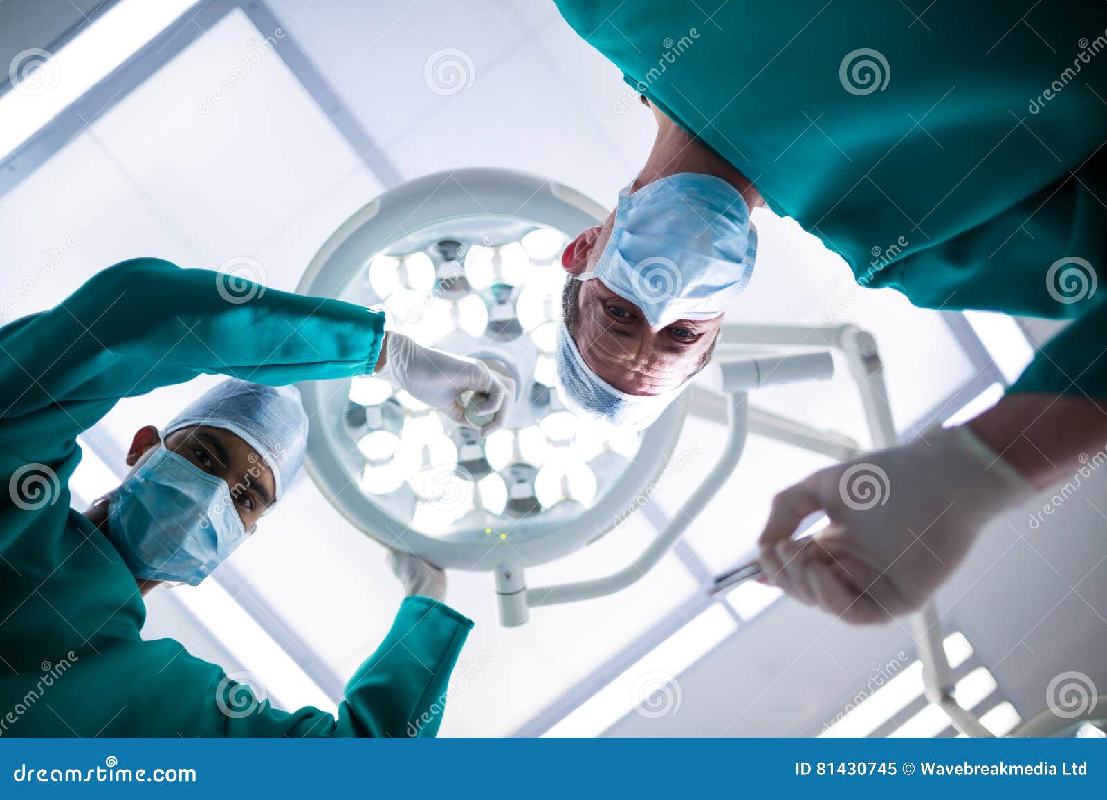 Surgeons Operating in Operation Theater Stock Image - Image of health ...