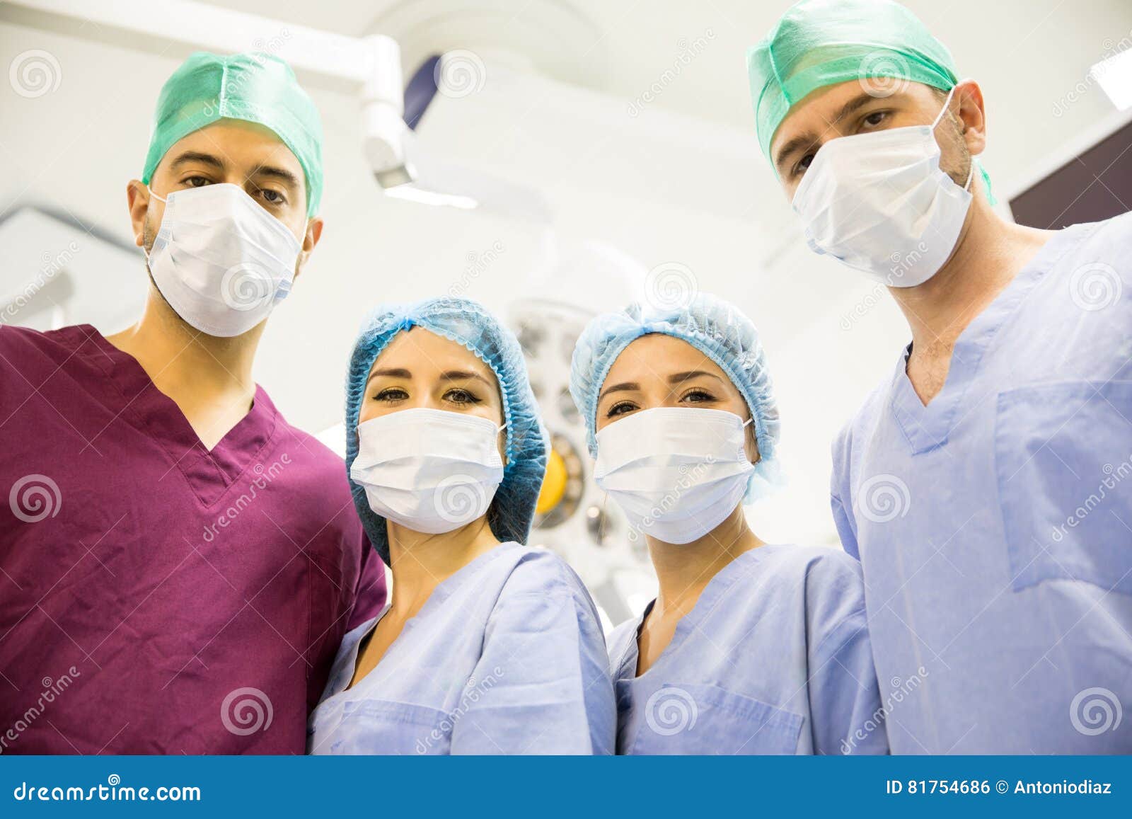 Surgeons in an Operating Room at a Hospital Stock Photo - Image of ...