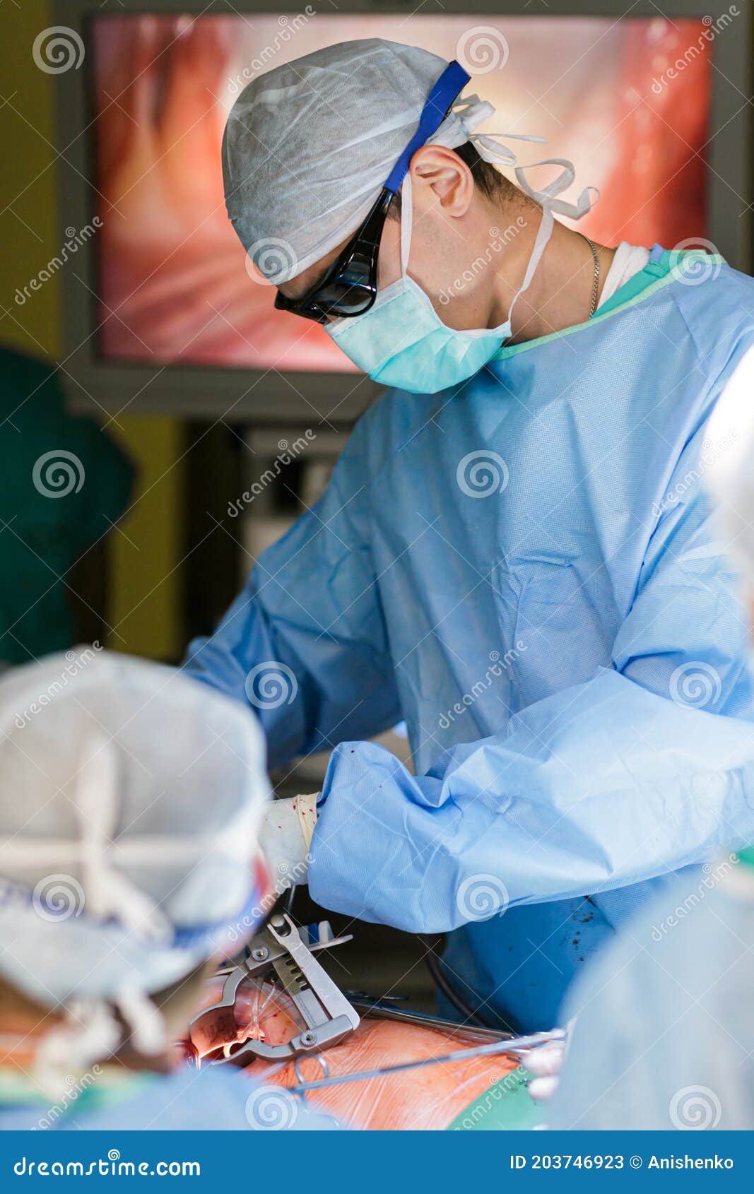 Surgeons in the Operating Room Do Operation Stock Image - Image of ...