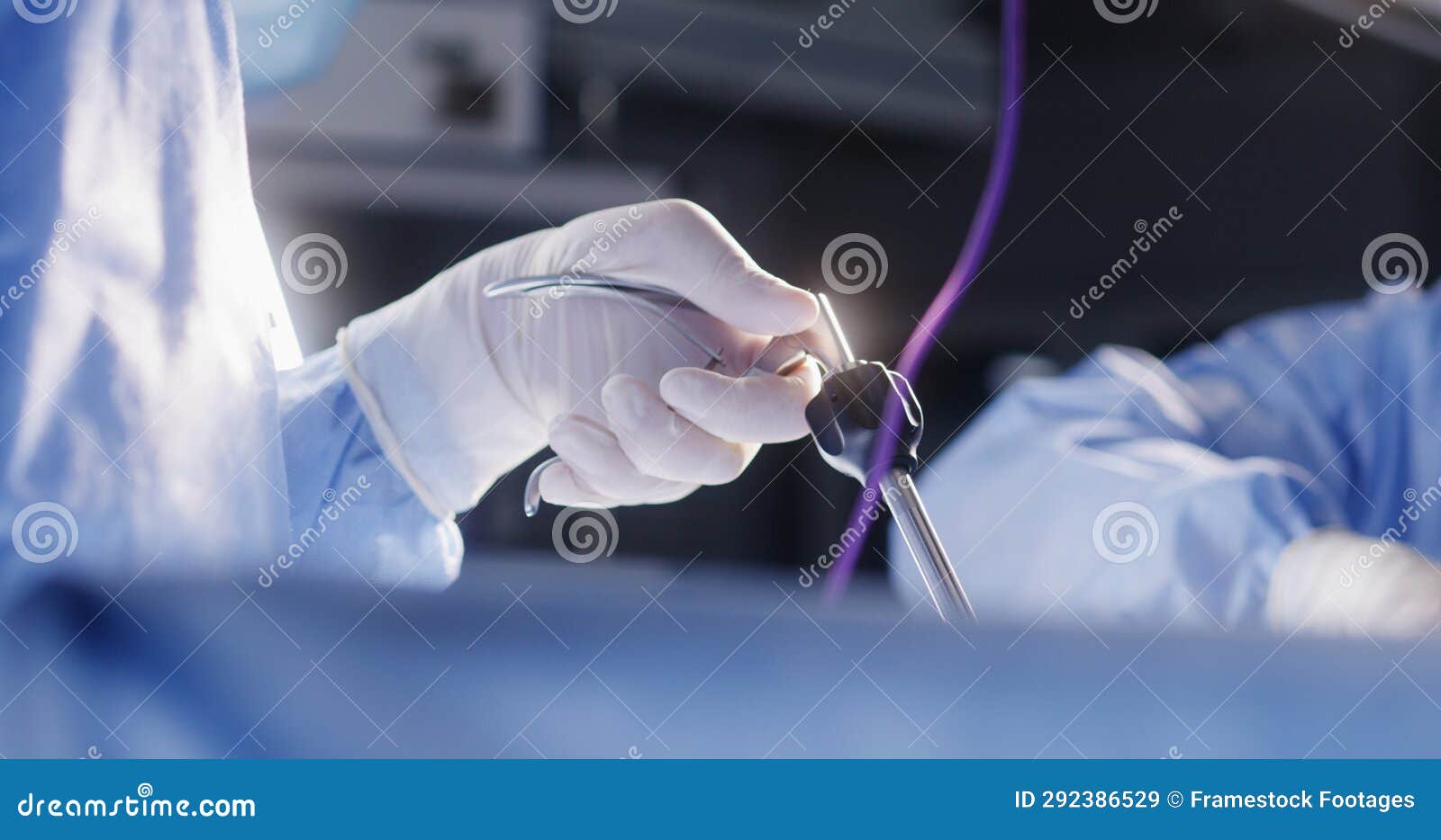 Surgeons Perform Operation Using Surgical Tools Stock Image - Image of ...