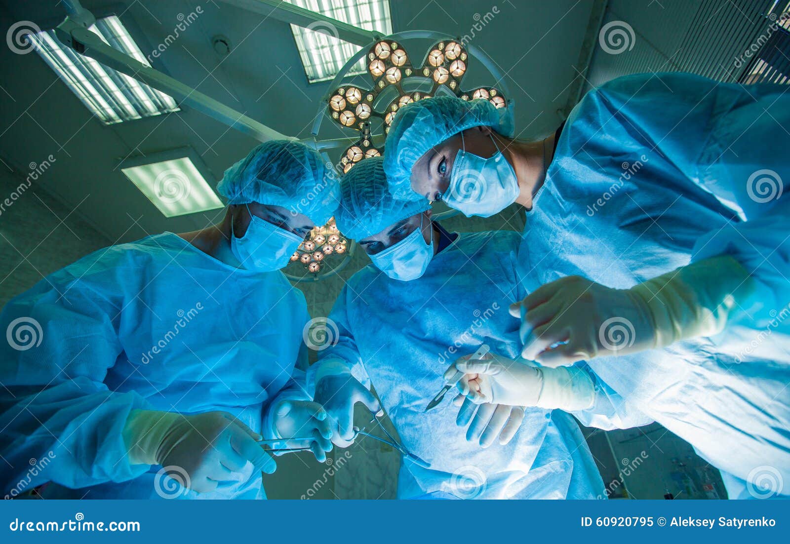 Surgeons Standing Above of the Patient before Stock Image - Image of ...
