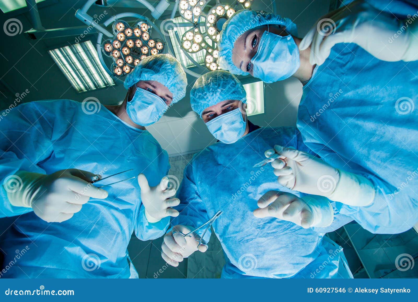 Surgeons Standing Above of the Patient before Stock Photo - Image of ...