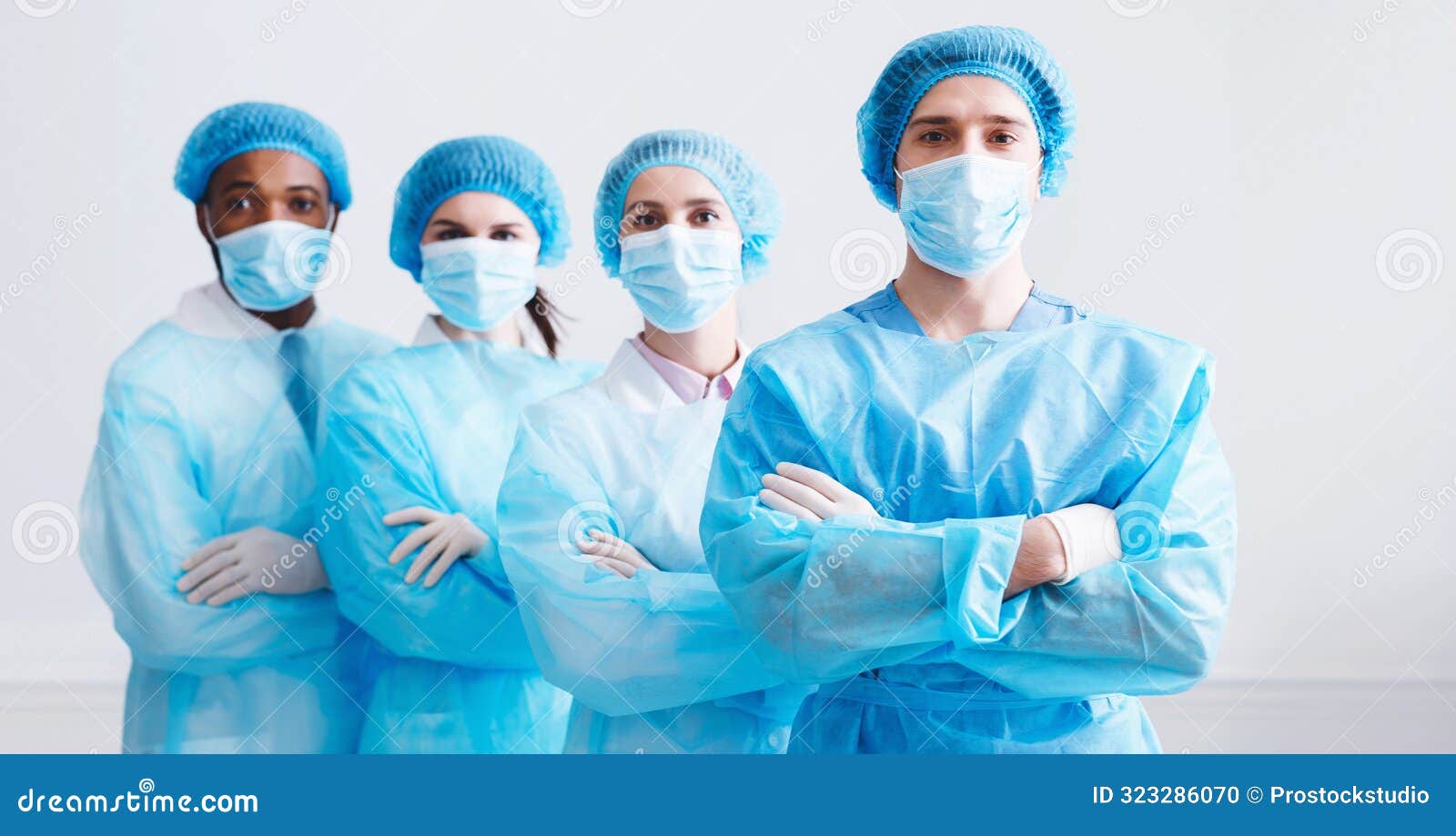 Surgeons Team Hands During Laparoscopic Abdominal Operation In Child ...