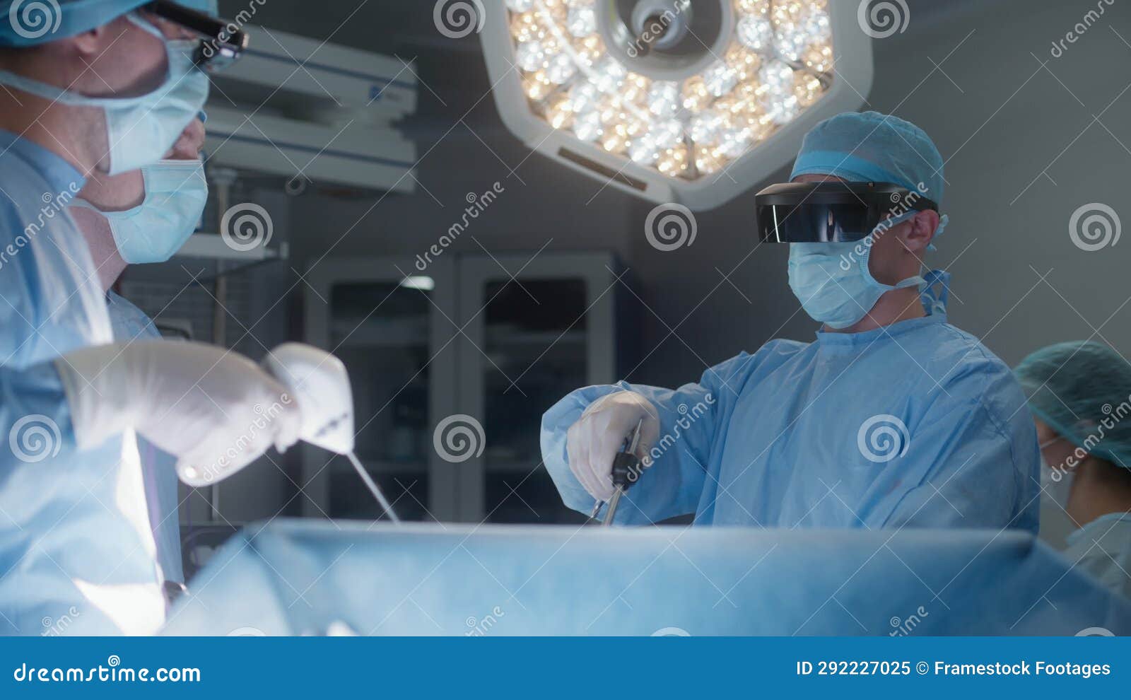 Surgeons Use Laparoscopic Tools during Operation Stock Video - Video of ...