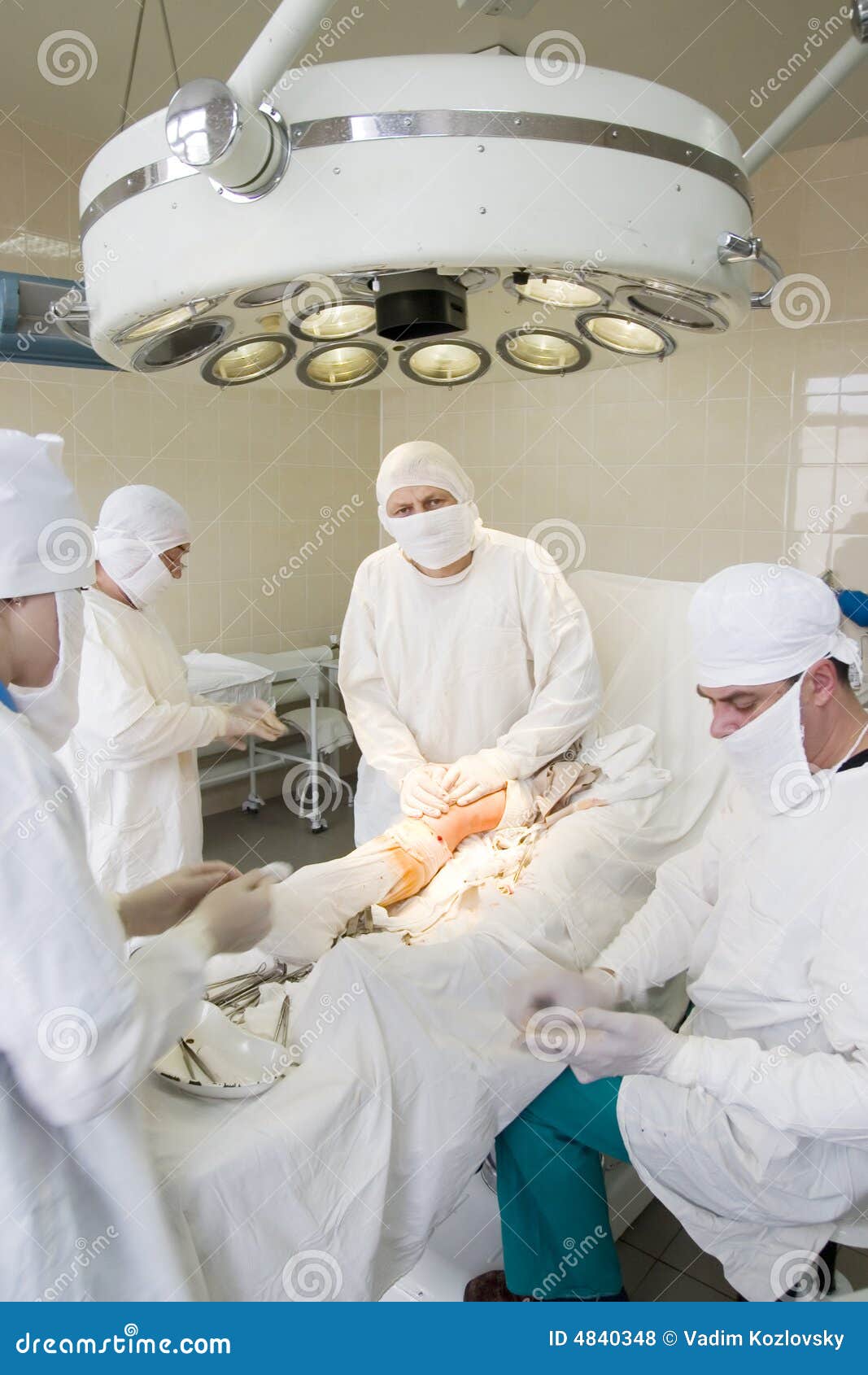 Surgeons at work stock photo. Image of bone, gloves, confidence - 4840348