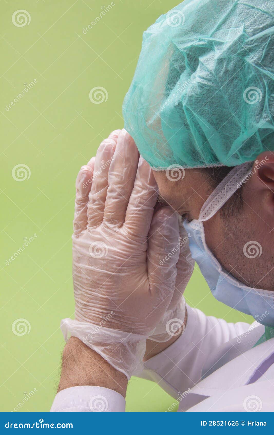 Surgery Doctor Praying stock photo. Image of surgerydoctor - 28521626